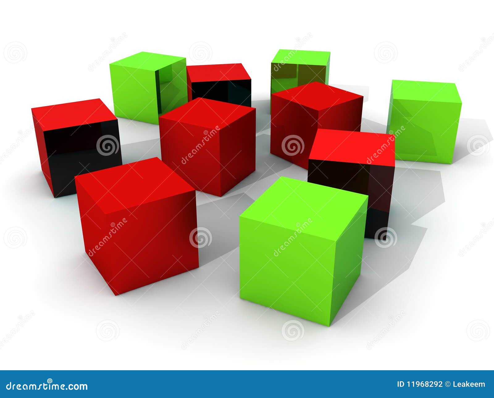 Cubi colorati illustrazione di stock. Illustrazione di geometria - 11968292