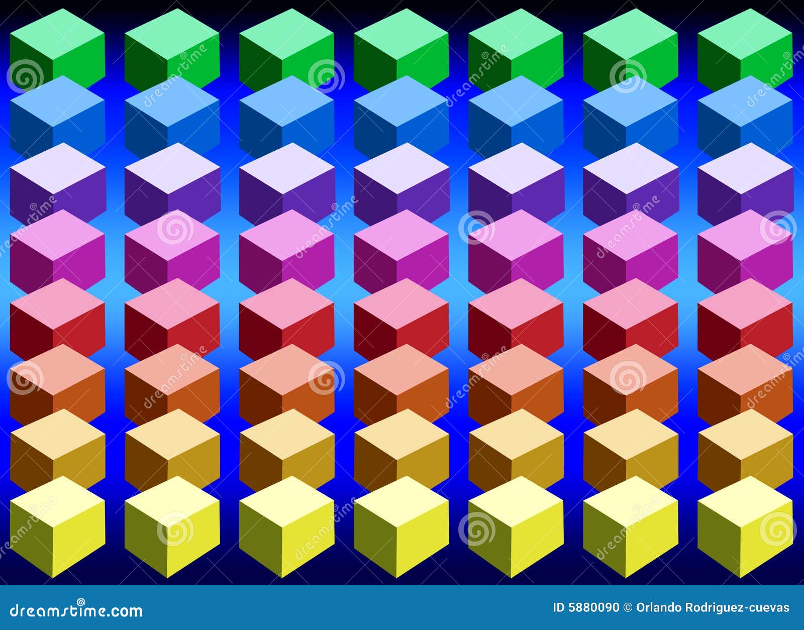 Cubi di colore illustrazione di stock. Illustrazione di regalo - 5880090