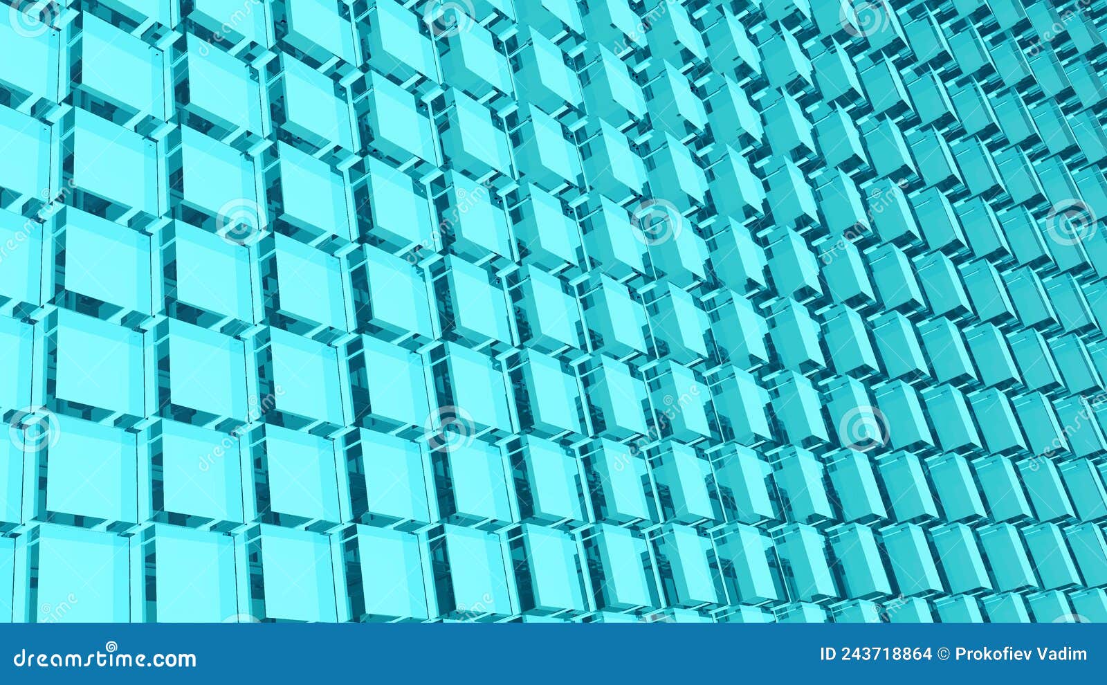 Cubic Abstract Background. Screensaver on the Desktop Stock ...