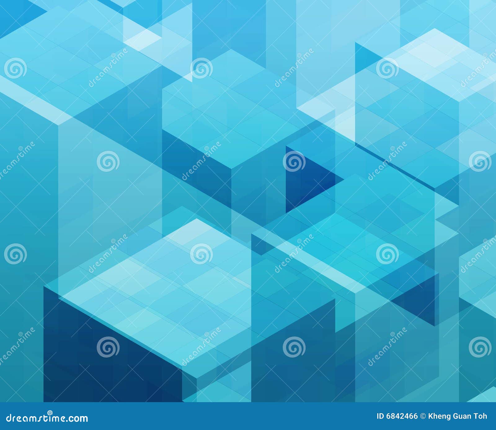 Cubic blocks stock illustration. Illustration of digital - 6842466