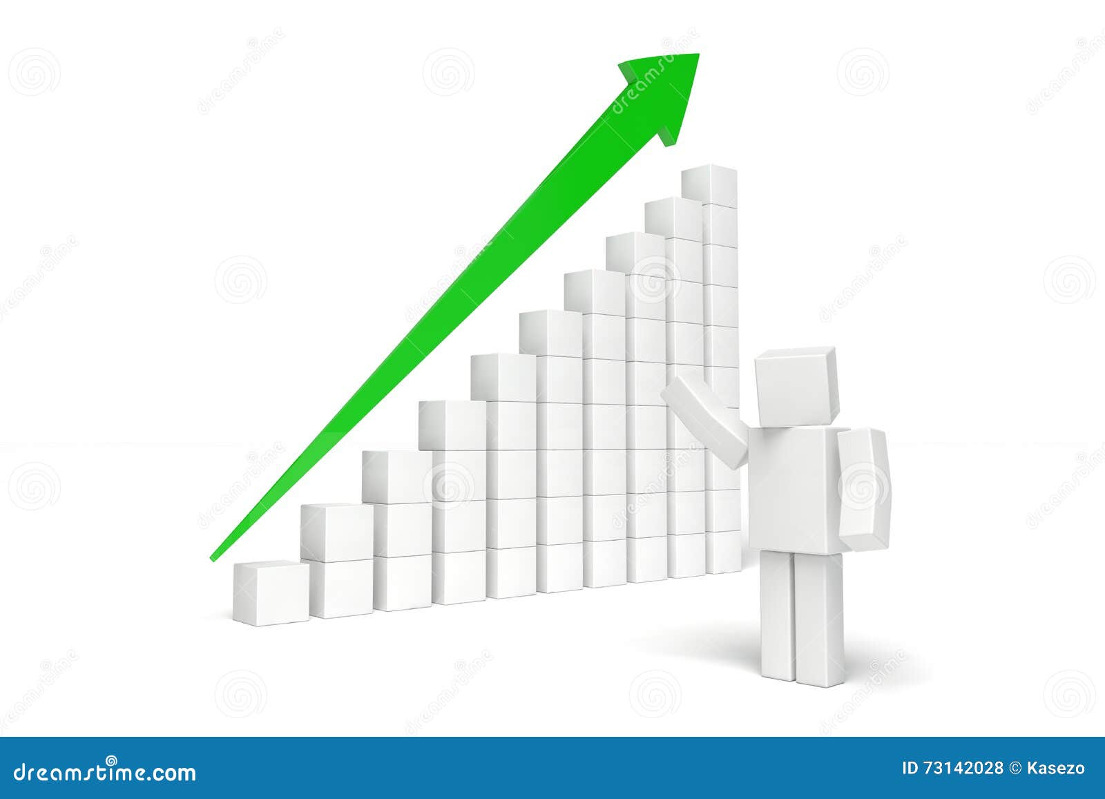 Cubic Character Showing Graphic Stock Illustration - Illustration of ...