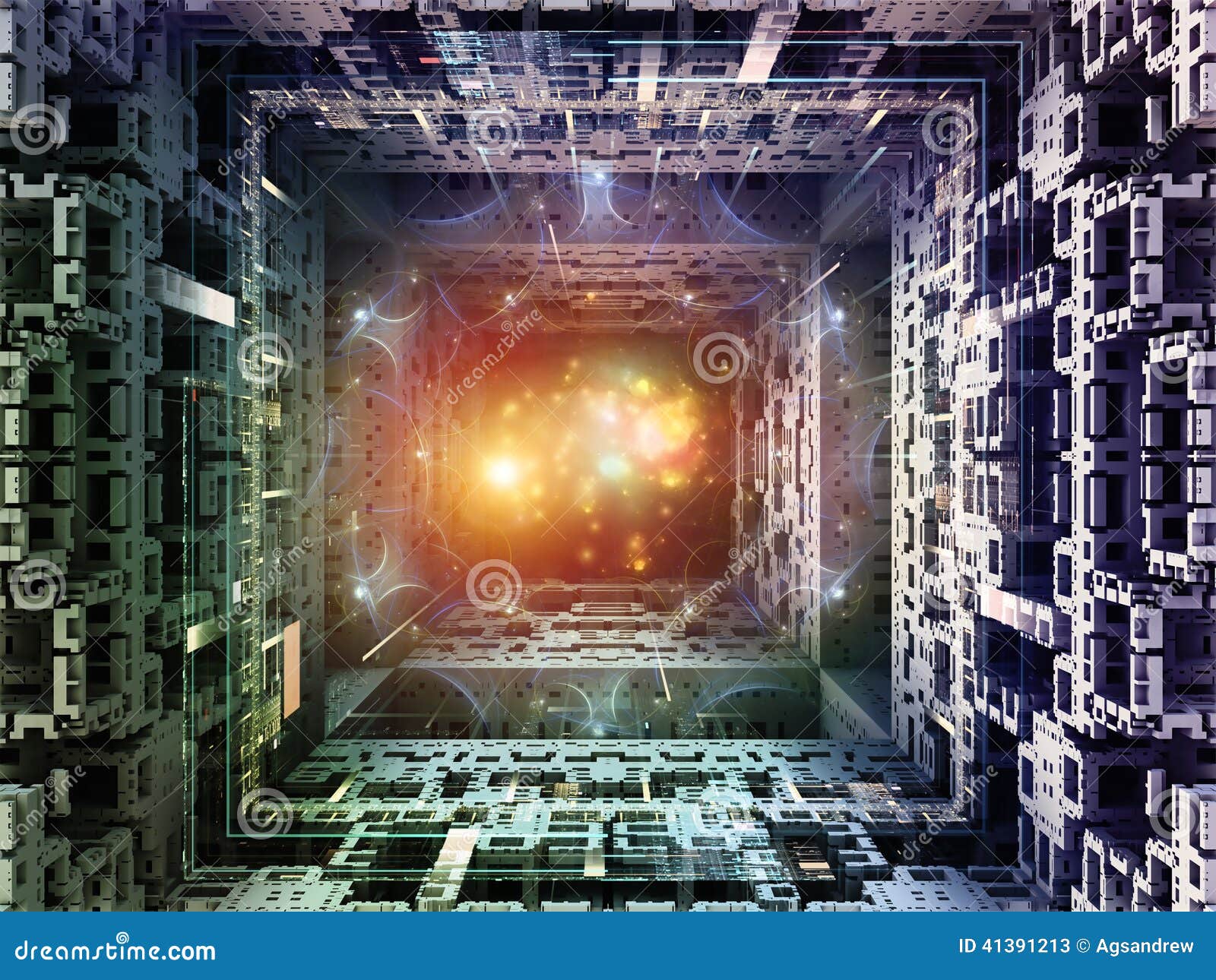 Cubic Design stock illustration. Illustration of math - 41391213