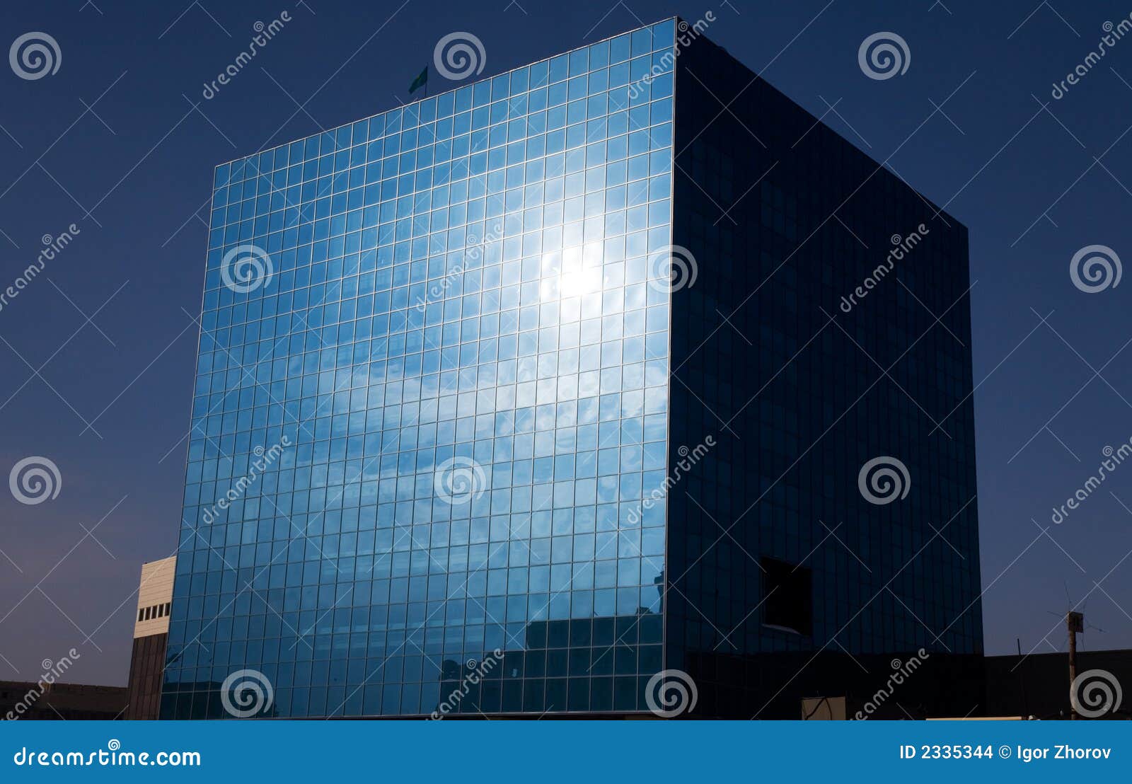 Cubic glass office stock photo. Image of urban, construction - 2335344