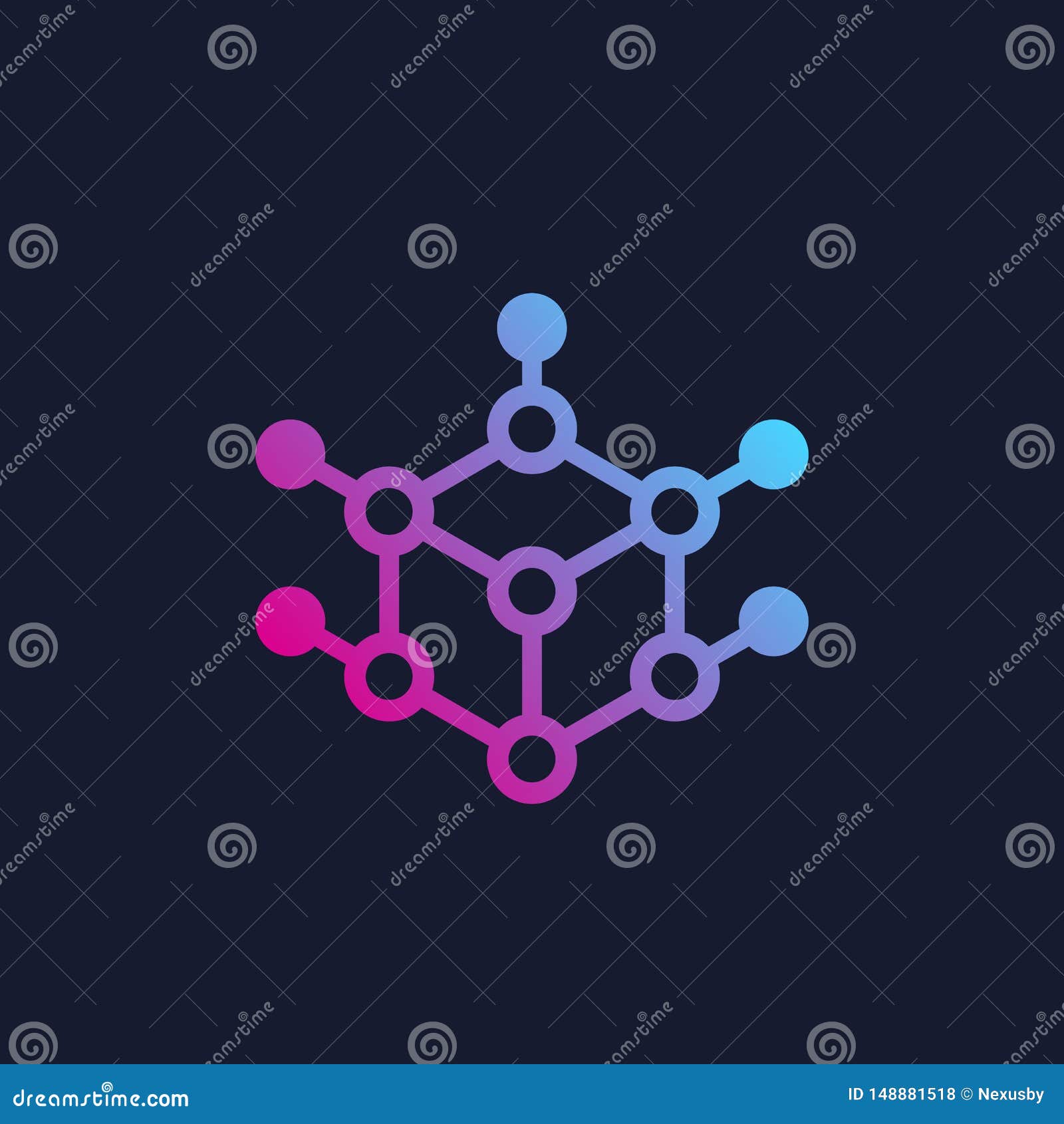 Cubic logo design, vector stock vector. Illustration of symbol - 148881518