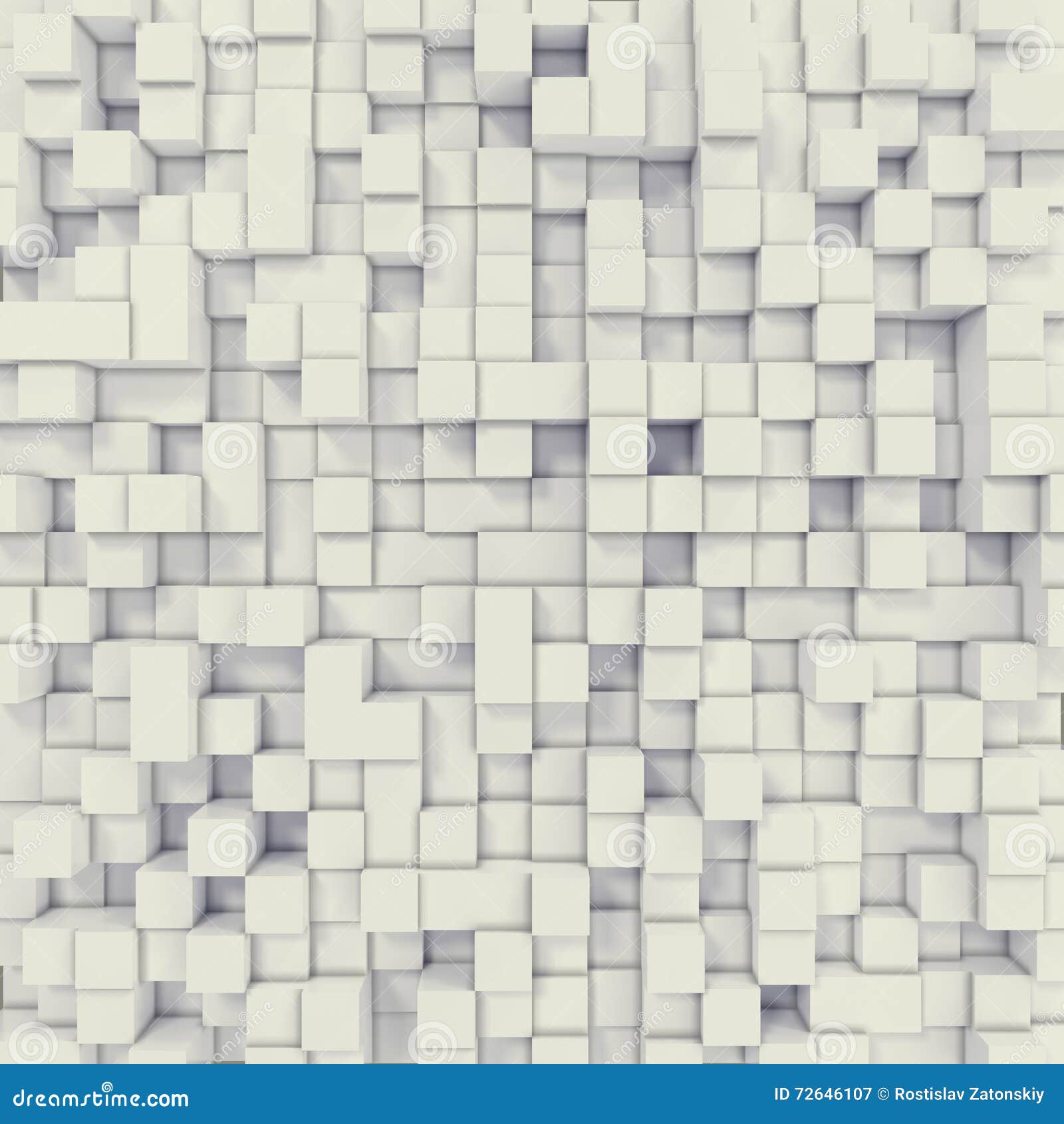 Cubical Abstract Background. 3d Illustration Stock Illustration ...