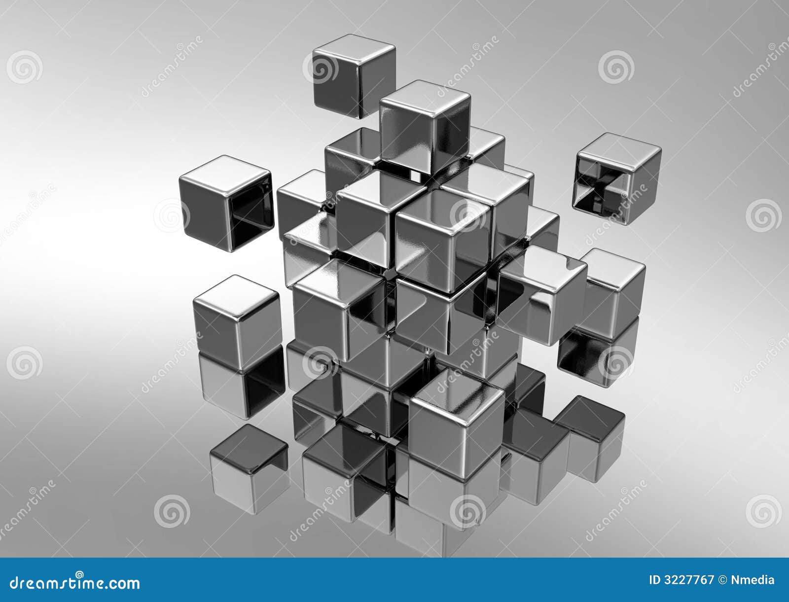 Cubical Concept stock illustration. Illustration of connect - 3227767