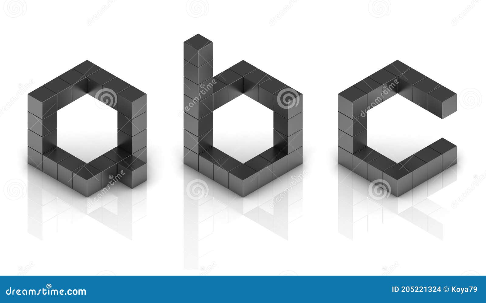 Cubical 3d Font Numbers 1 2 3 Royalty-Free Cartoon | CartoonDealer.com ...