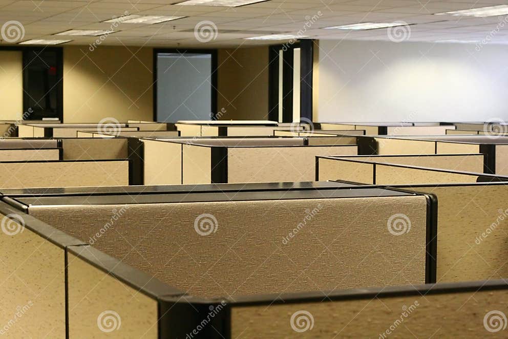 Cubicle Maze stock photo. Image of corporate, individual - 2807266