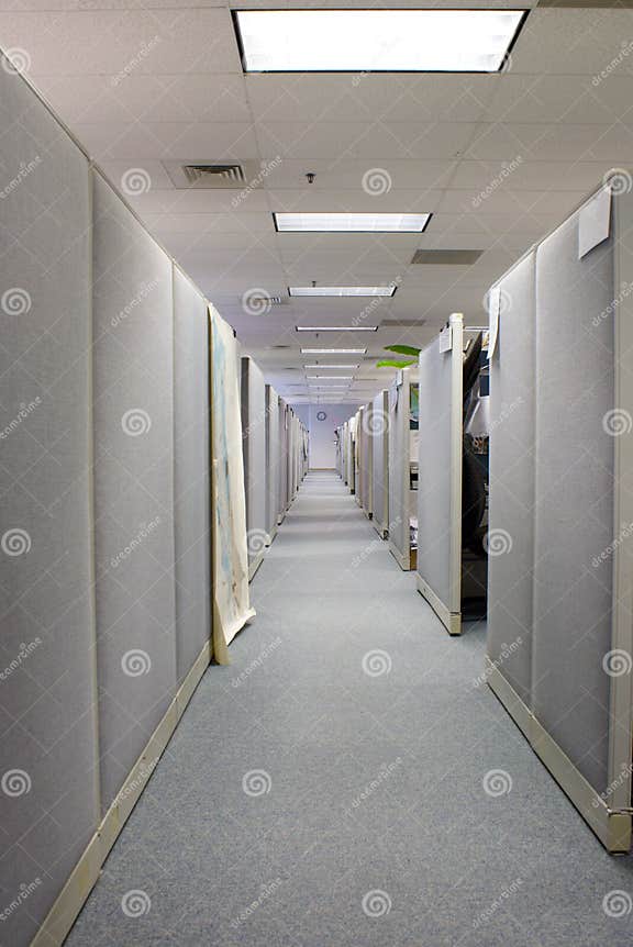Cubicles in Office Space stock image. Image of point - 10708285