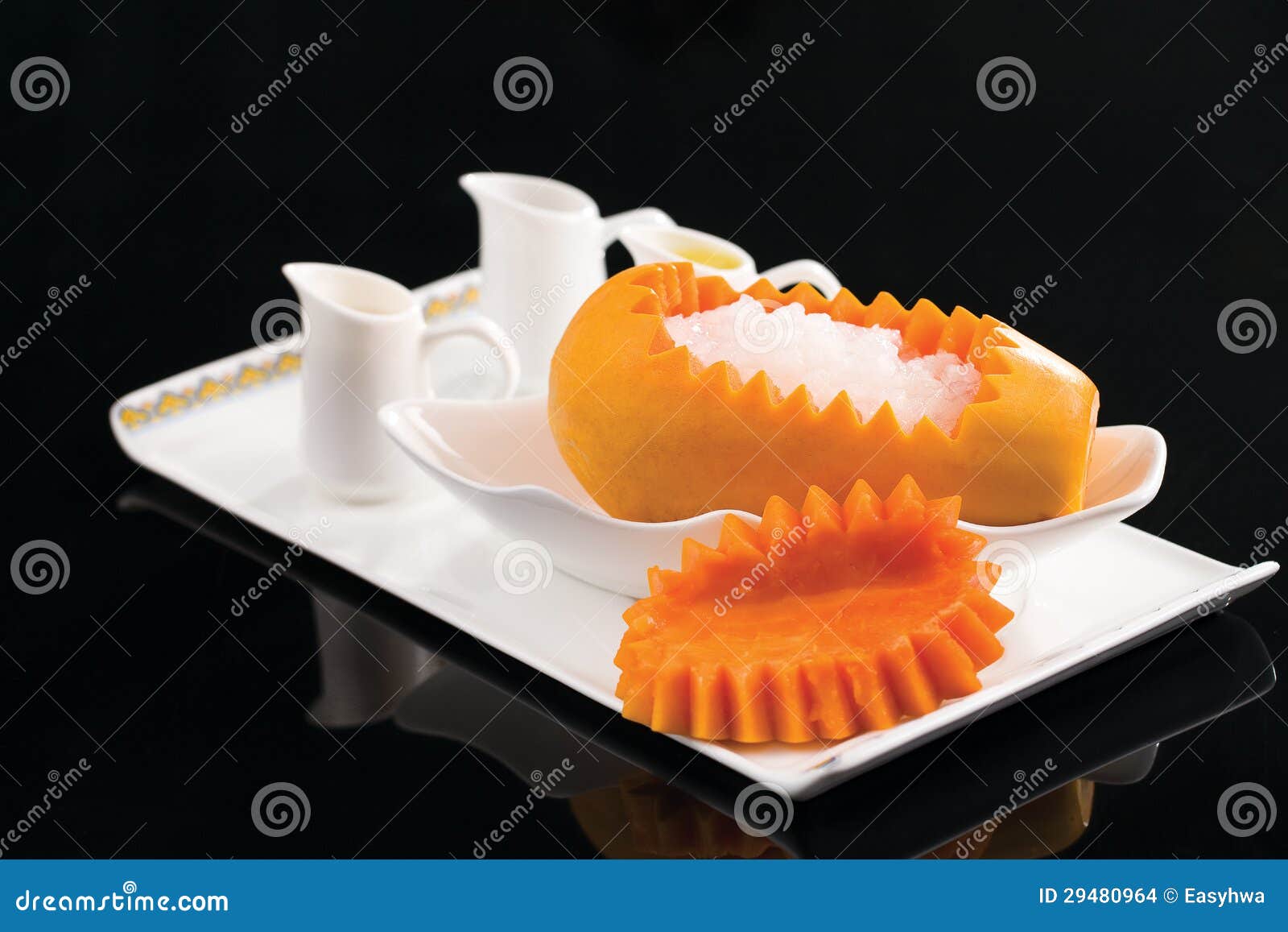 Cubilose in pumpkin stock photo. Image of delicious, bird - 29480964