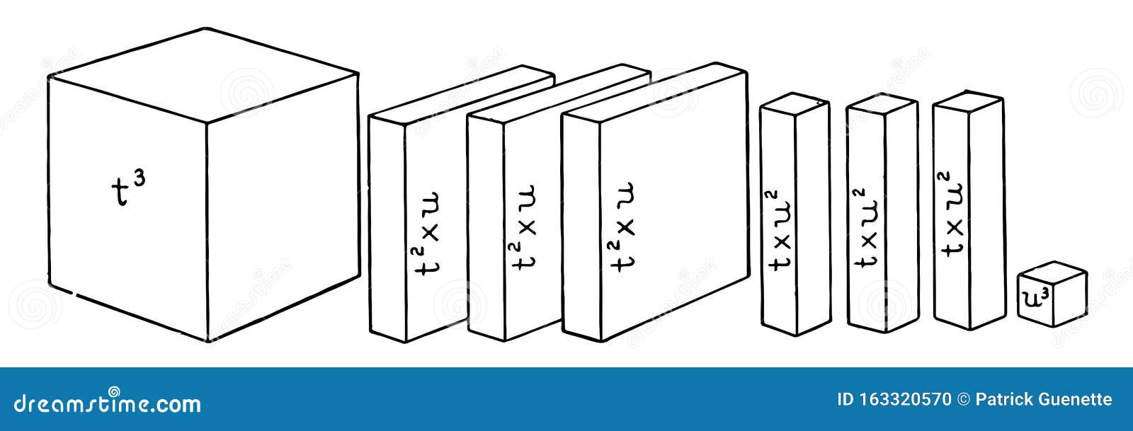 Cubing Vintage Illustration Stock Vector - Illustration of engraving ...