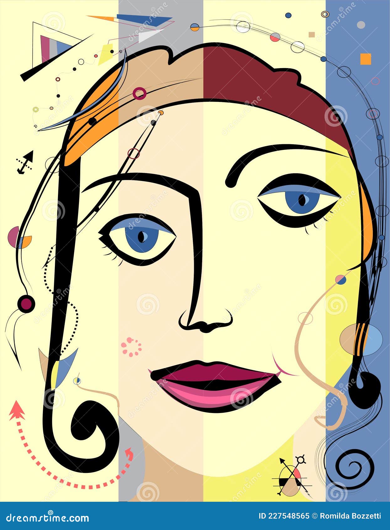 Half Smile Emoticon Cartoon Vector | CartoonDealer.com #46951755