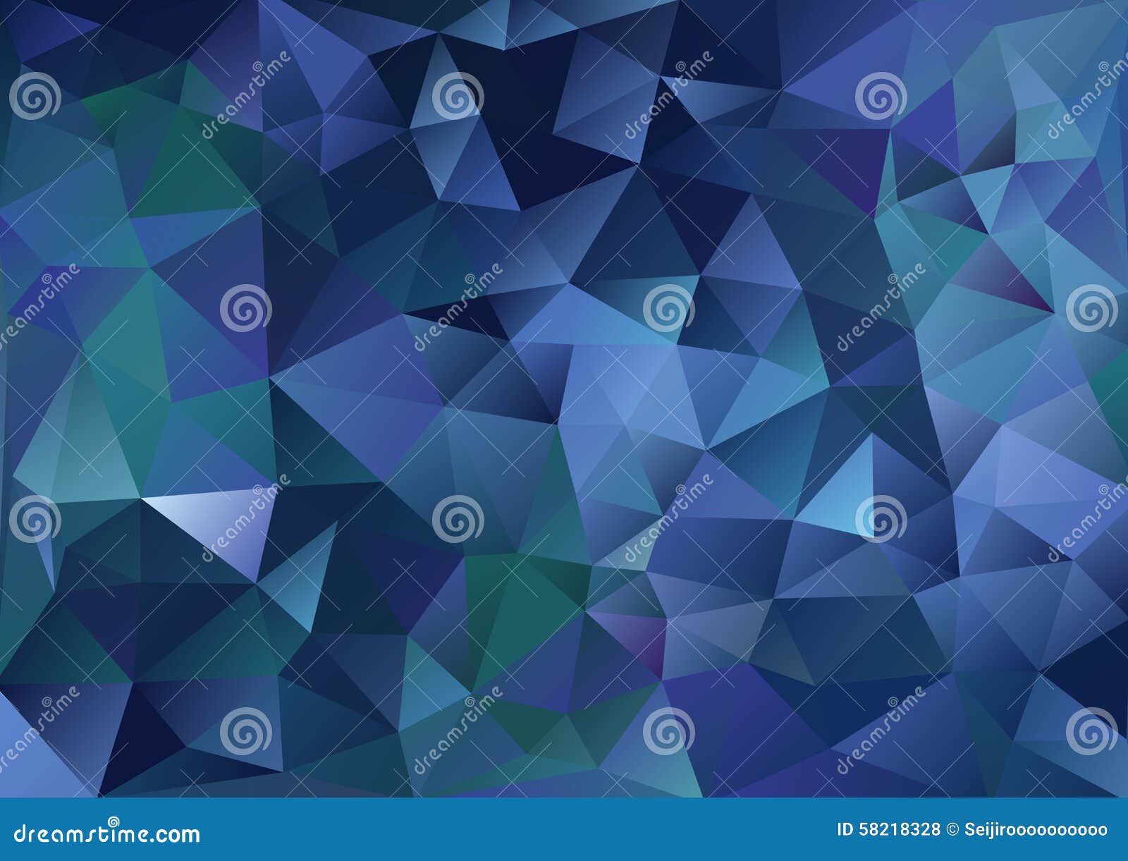 Cubism Background Dark Blue and Green Stock Vector - Illustration of ...