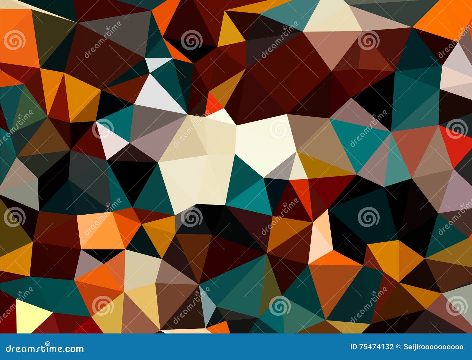 Cubism Background Radiation Cool Navy Blue And Beige Vector ...