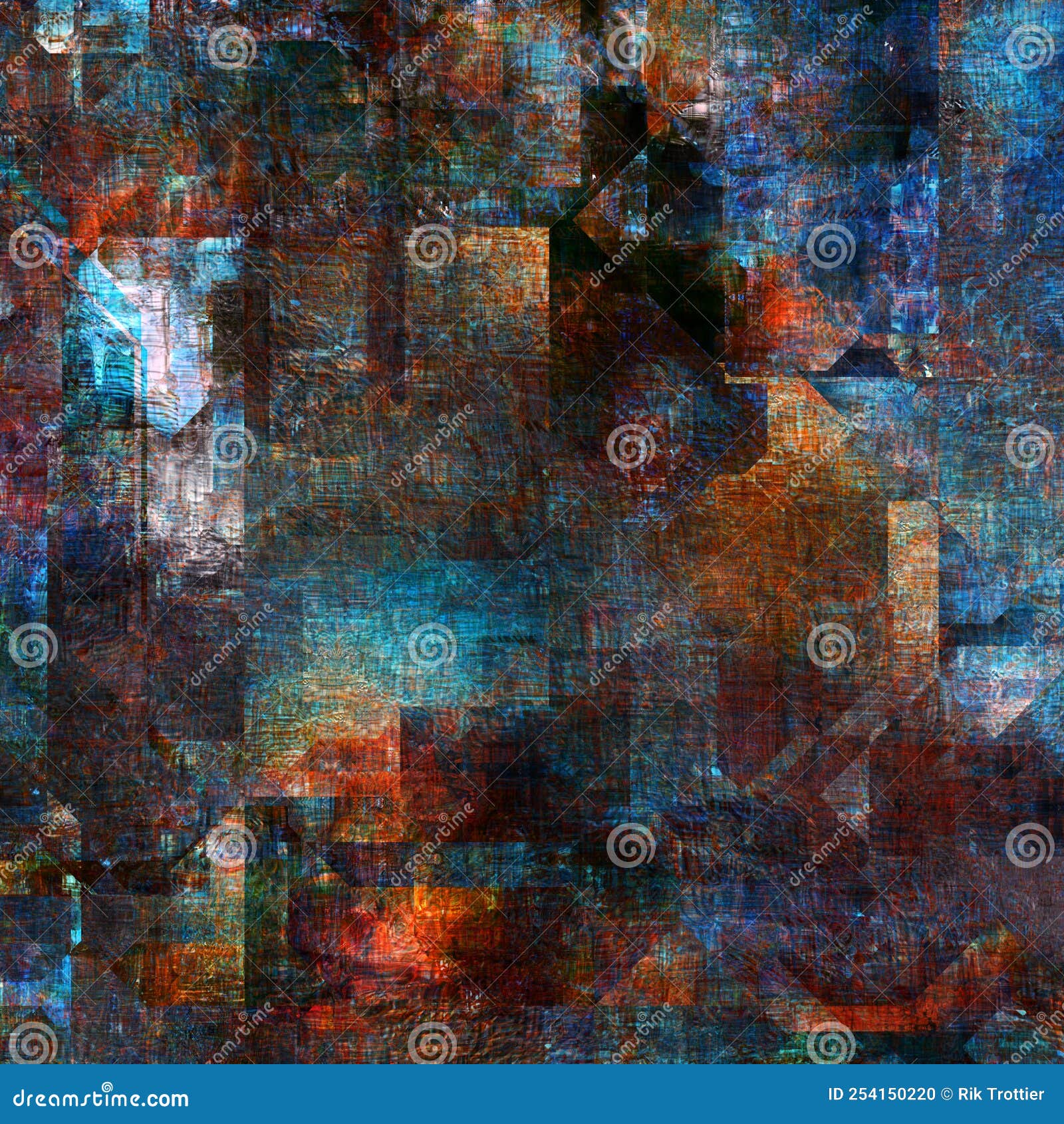 Cubist abstract clouds stock illustration. Illustration of clouds ...