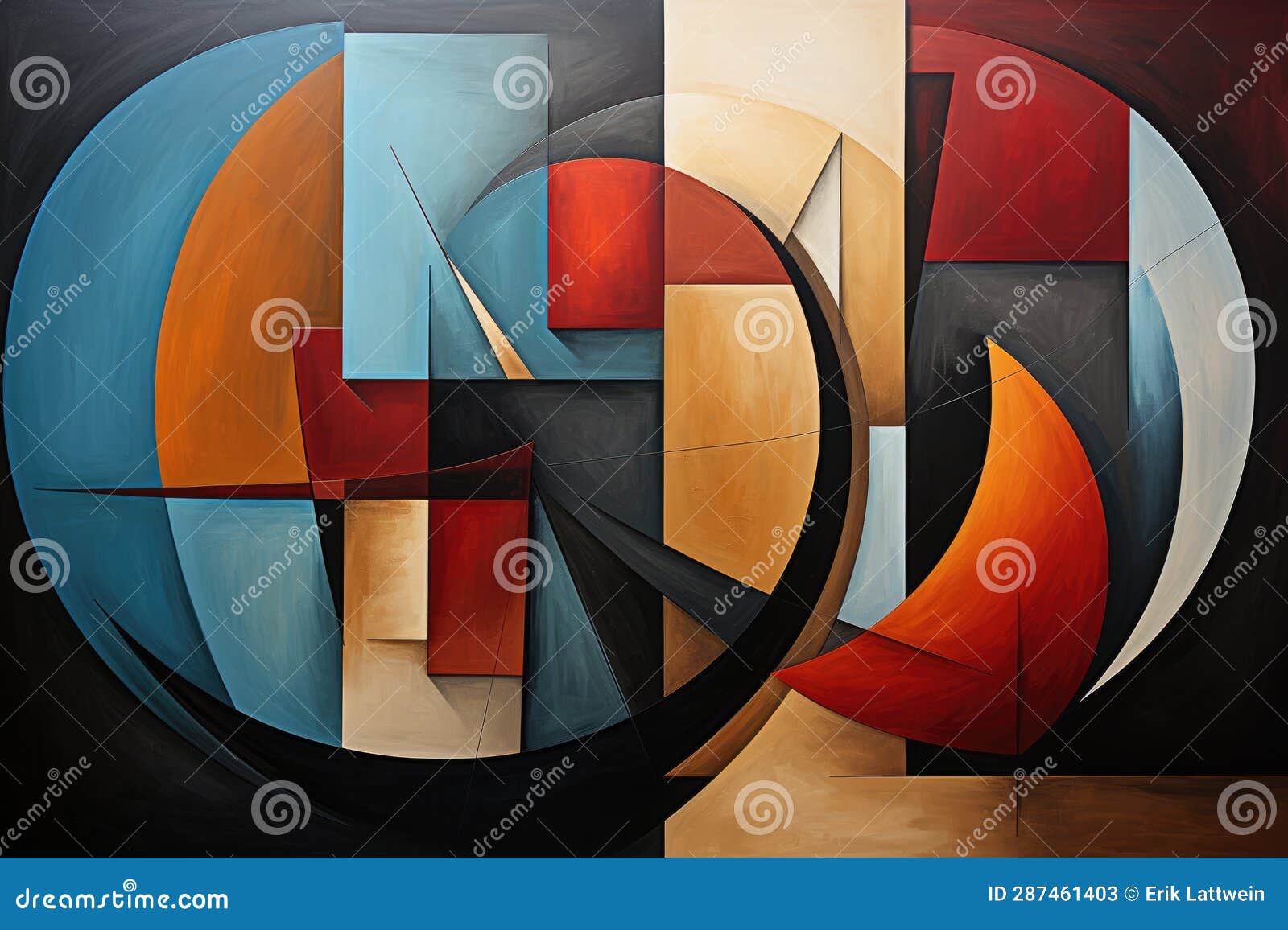 Cubist Inspirations Abstract Composition - Abstract Background ...