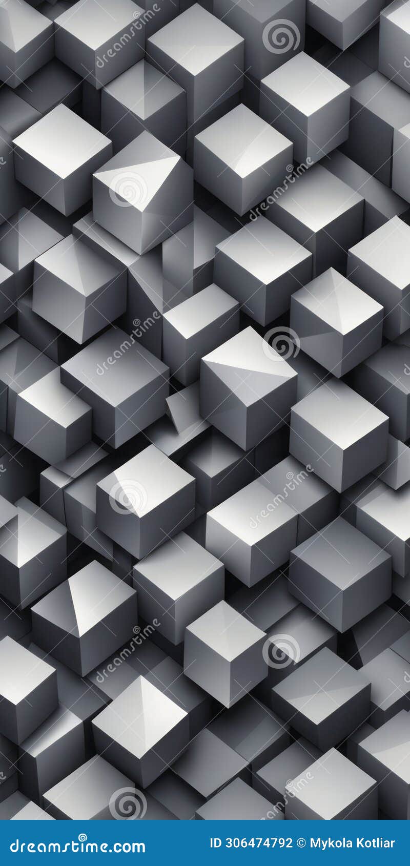 Cubist Shapes in Gray and Grey Stock Photo - Image of cubist, colorful ...