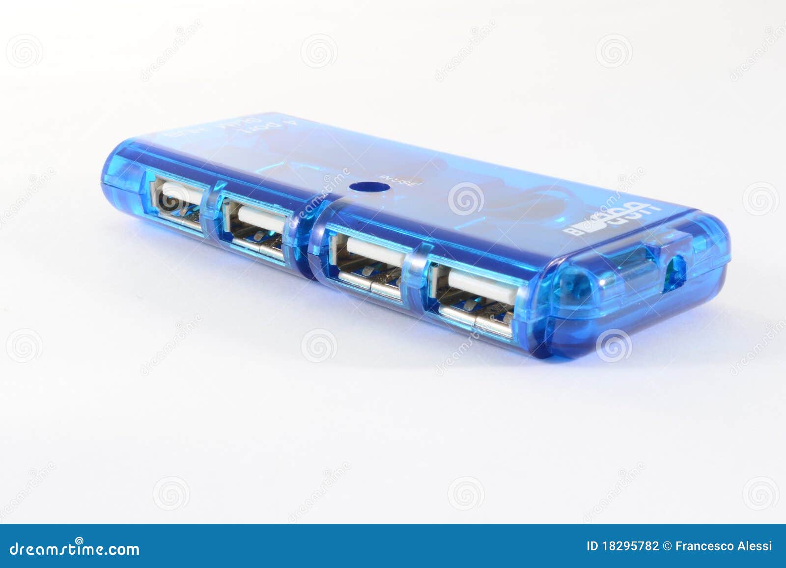 Cubo azul do usb foto de stock. Imagem de ferragem, cubo - 18295782