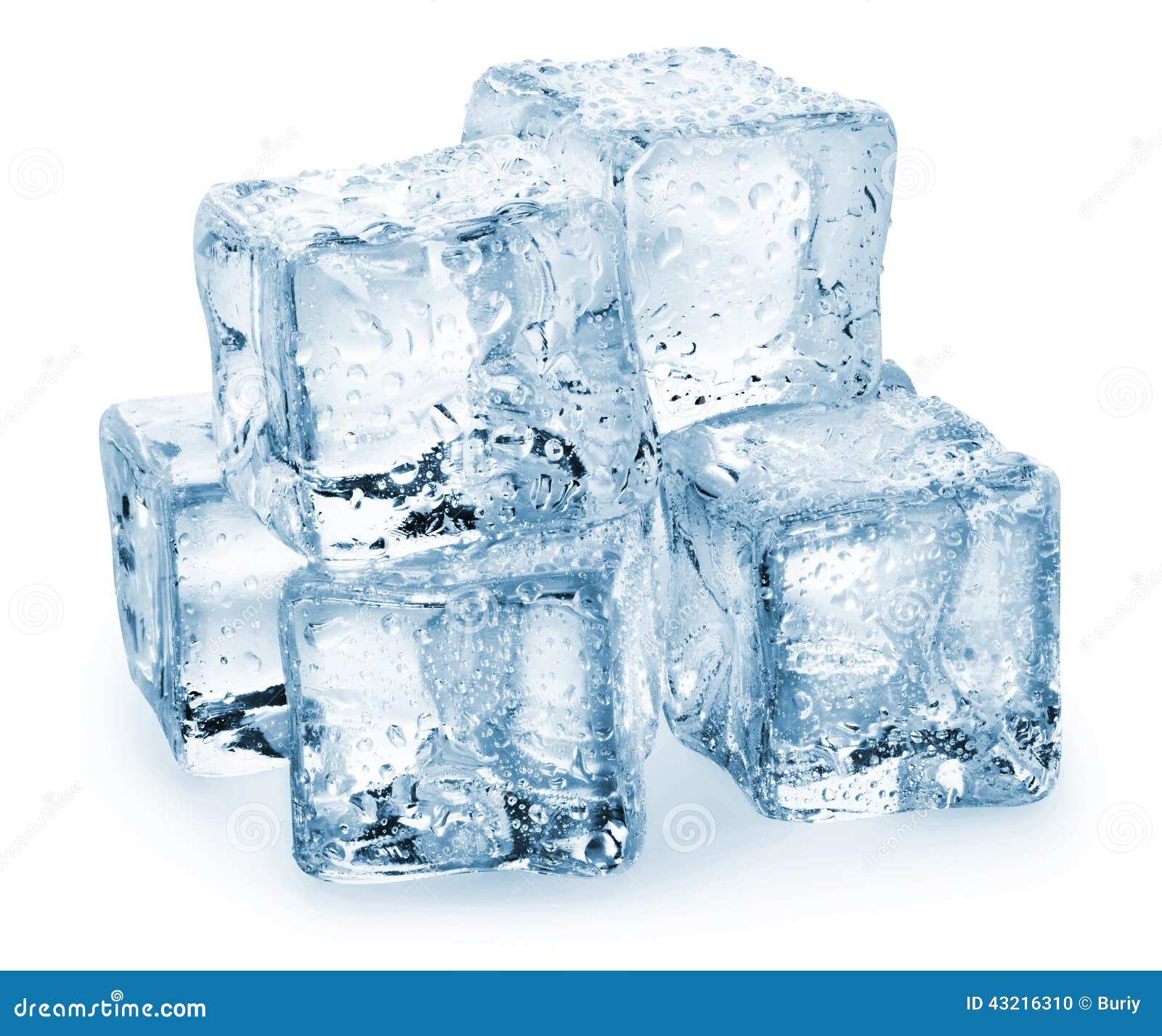 Cubo de hielo foto de archivo. Imagen de cubo, cuadrado - 43216310
