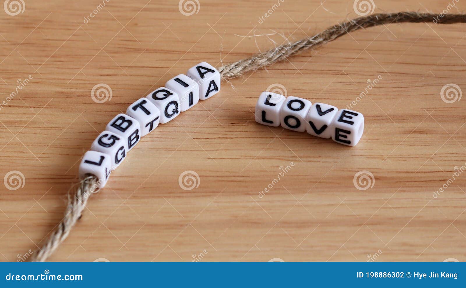 Cubo De Texto Lgbtqia Y Cubo De Texto Amoroso Foto De Archivo Imagen