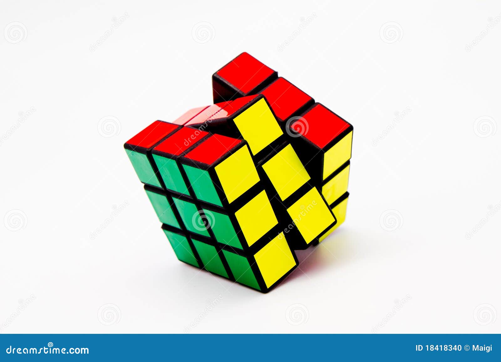 Cubo del Rubik risolto immagine editoriale. Immagine di soluzione ...