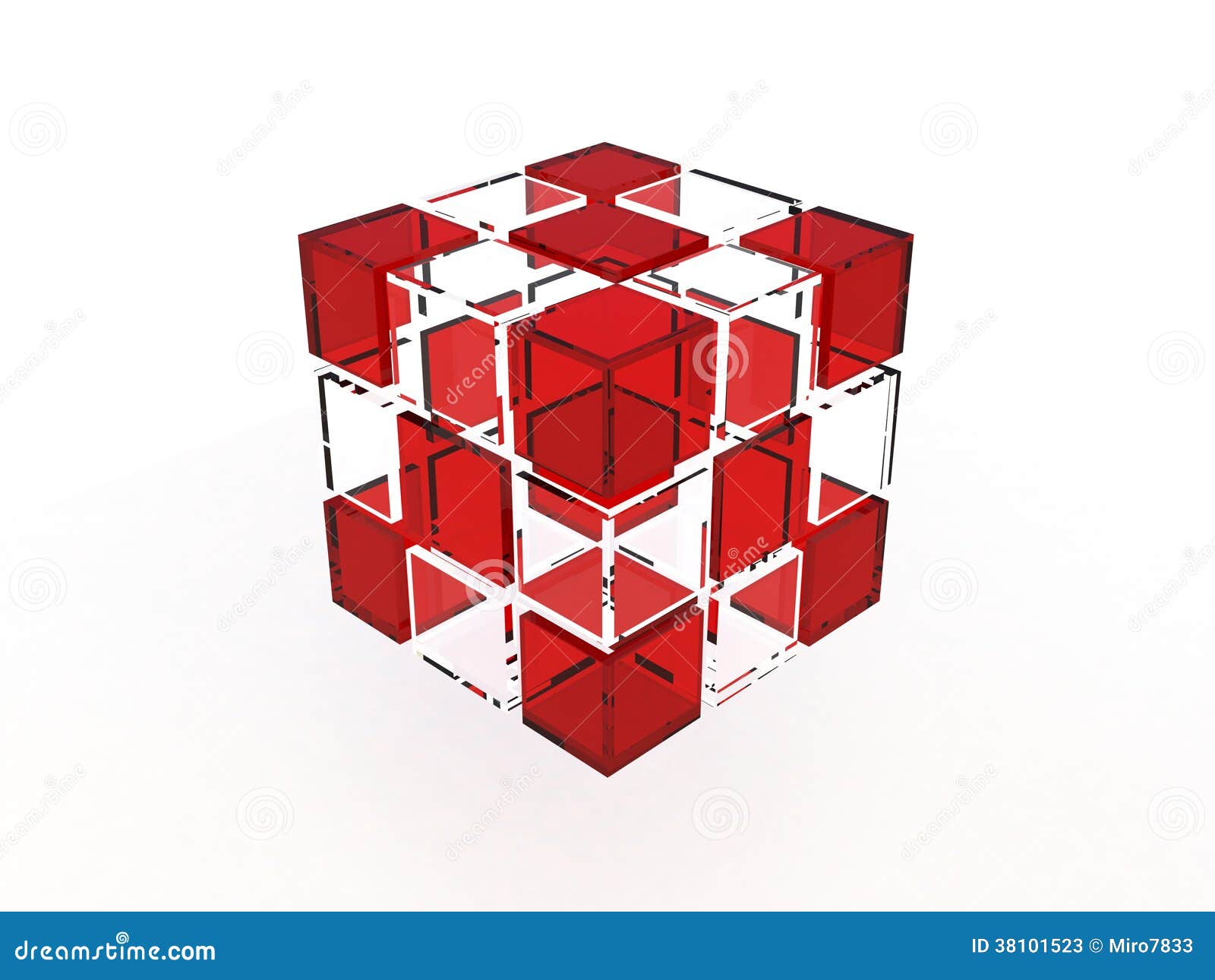 Cubo di vetro solido immagine stock. Immagine di mobilia - 38101523
