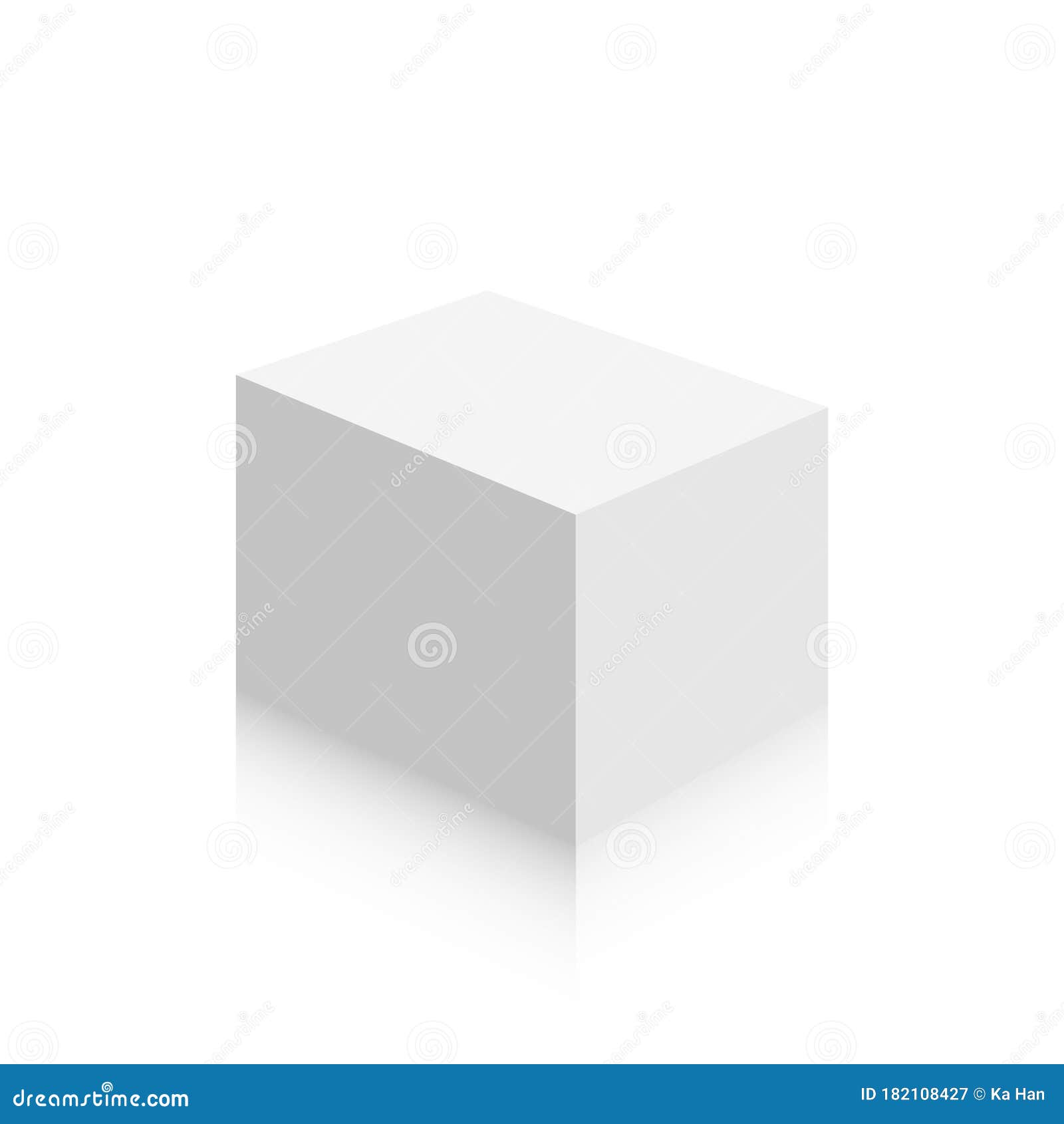 Cuboid Vector Illustration. 3d Cuboid Icon Image Stock Vector ...