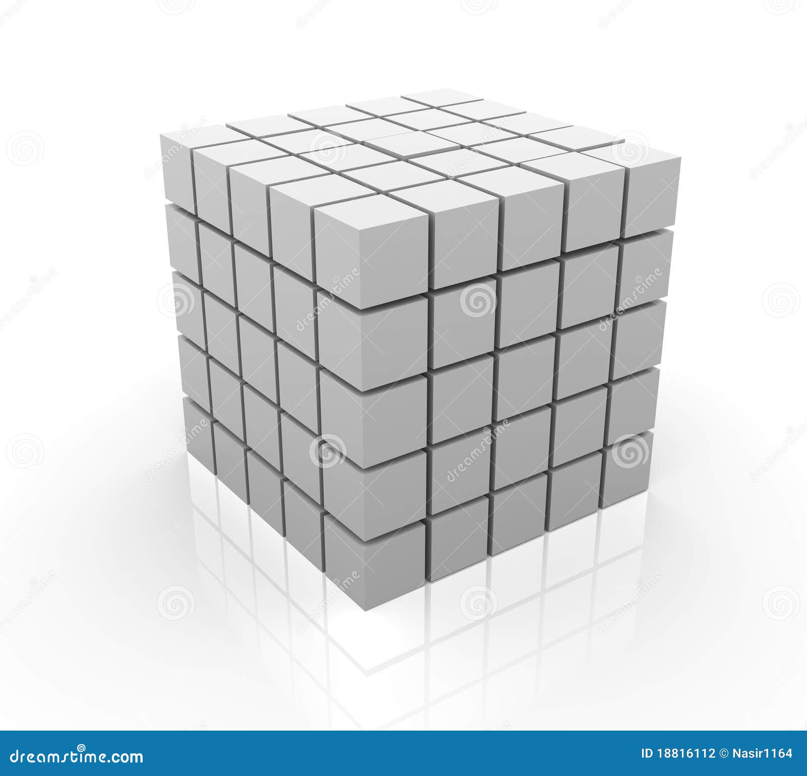 Cubos 3d stock de ilustración. Ilustración de modelo - 18816112