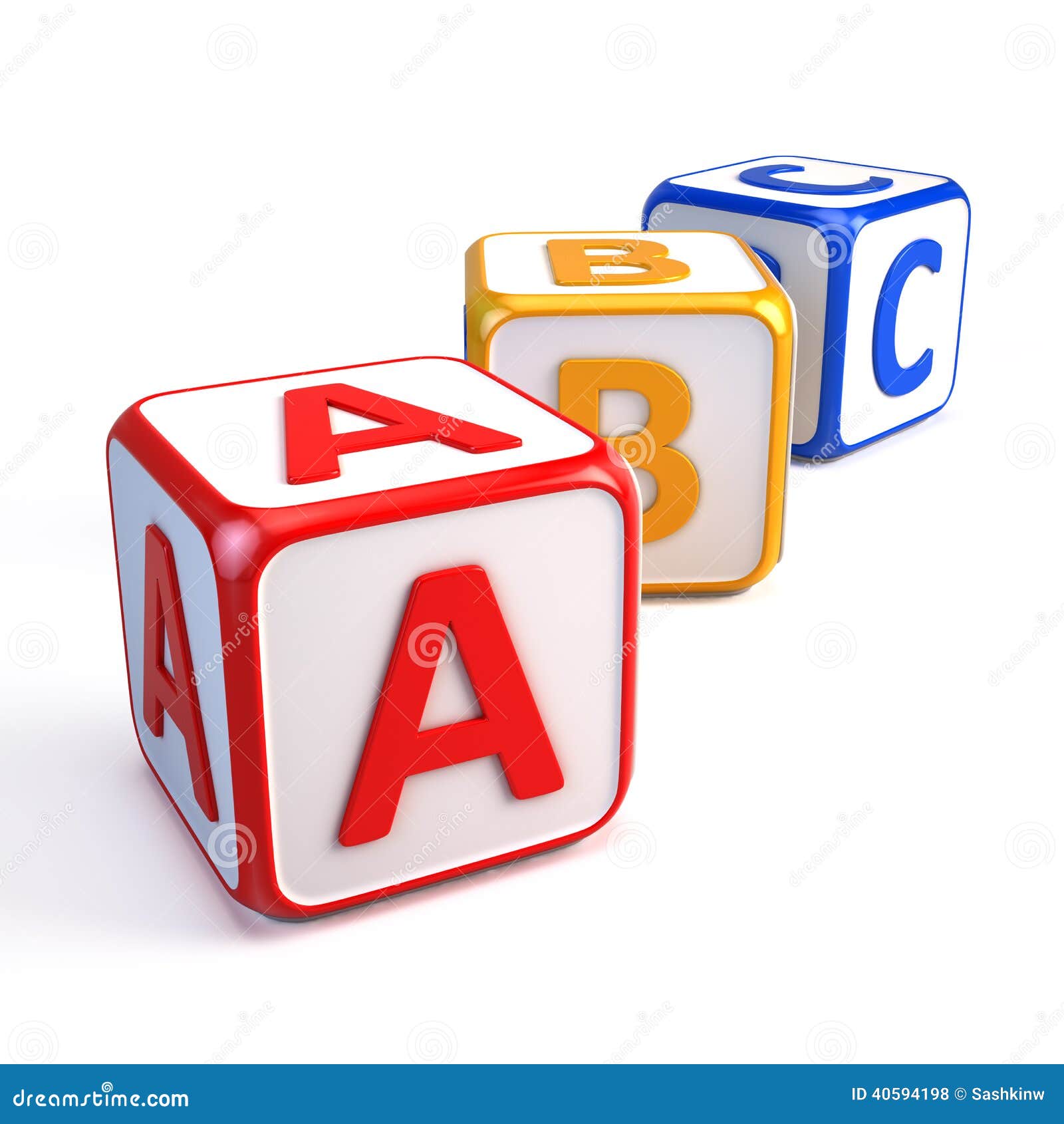 Cubos de ABC del alfabeto stock de ilustración. Ilustración de cubo ...