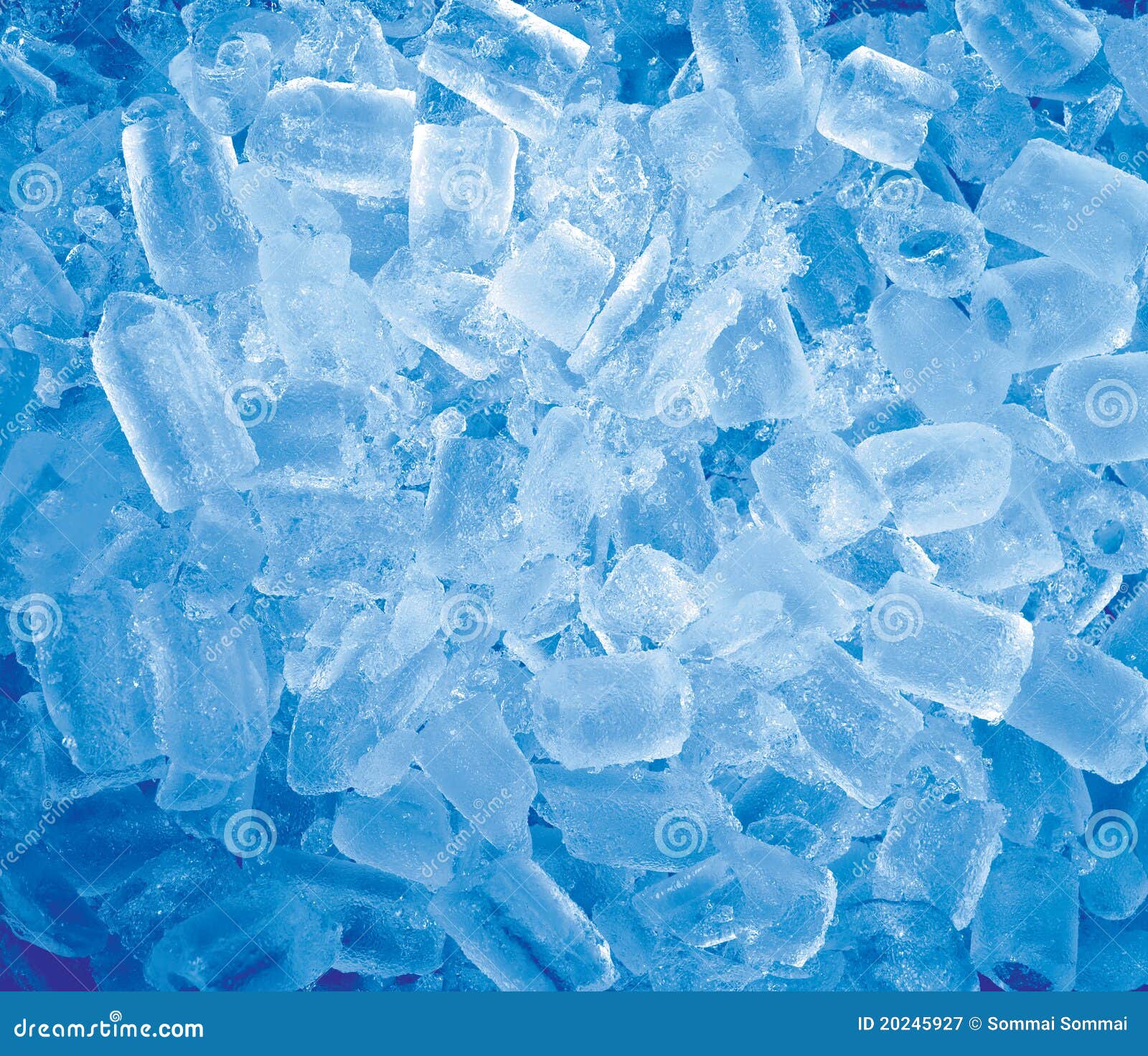 Cubos de hielo azules imagen de archivo. Imagen de helada - 20245927