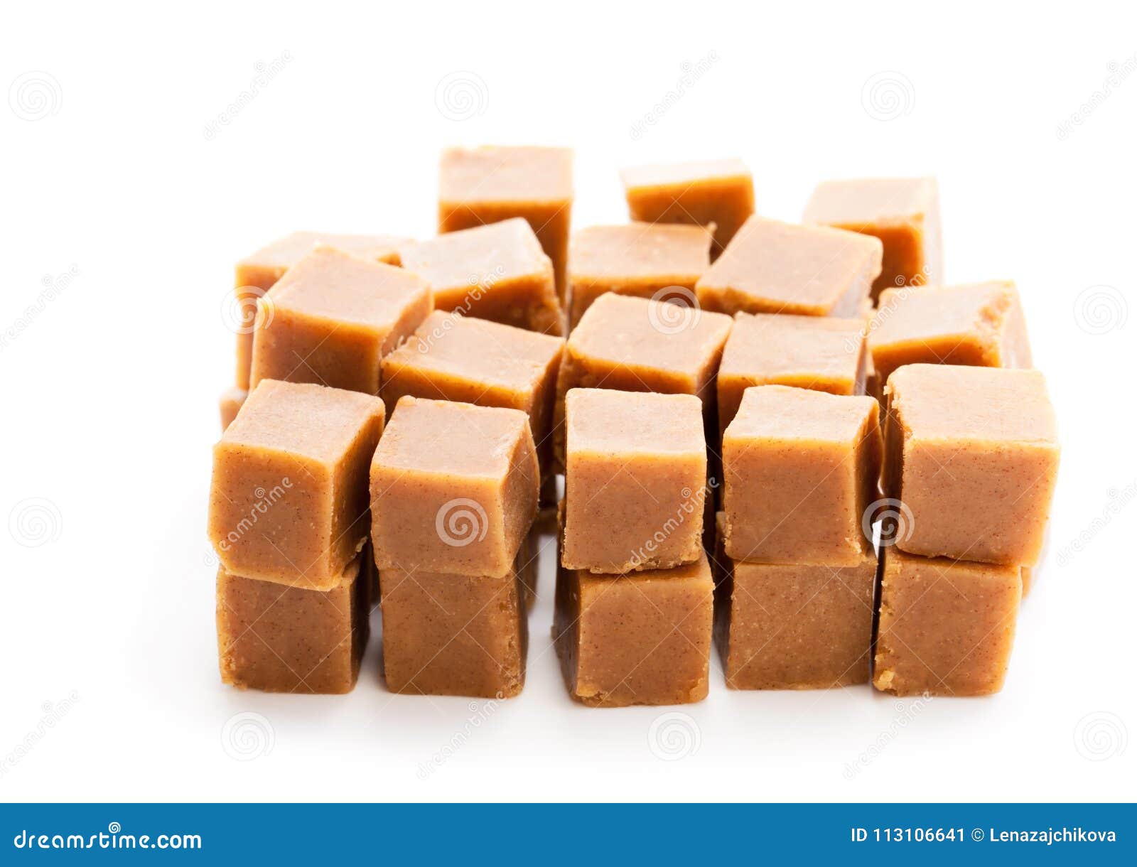 Cubos Del Caramelo Aislados En Blanco Imagen de archivo - Imagen de ...
