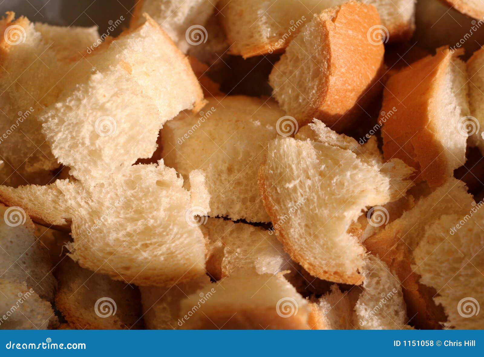 Cubos del pan foto de archivo. Imagen de horizontal, italiano - 1151058