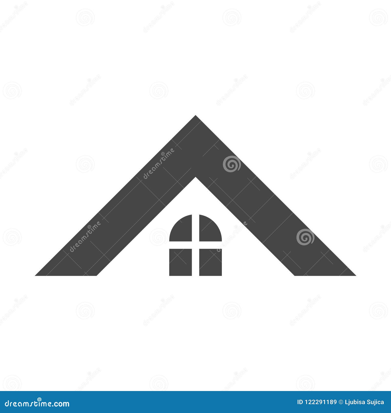 Cubra El Icono, Vector Del Icono Del Tejado, Icono Casero Del Tejado ...