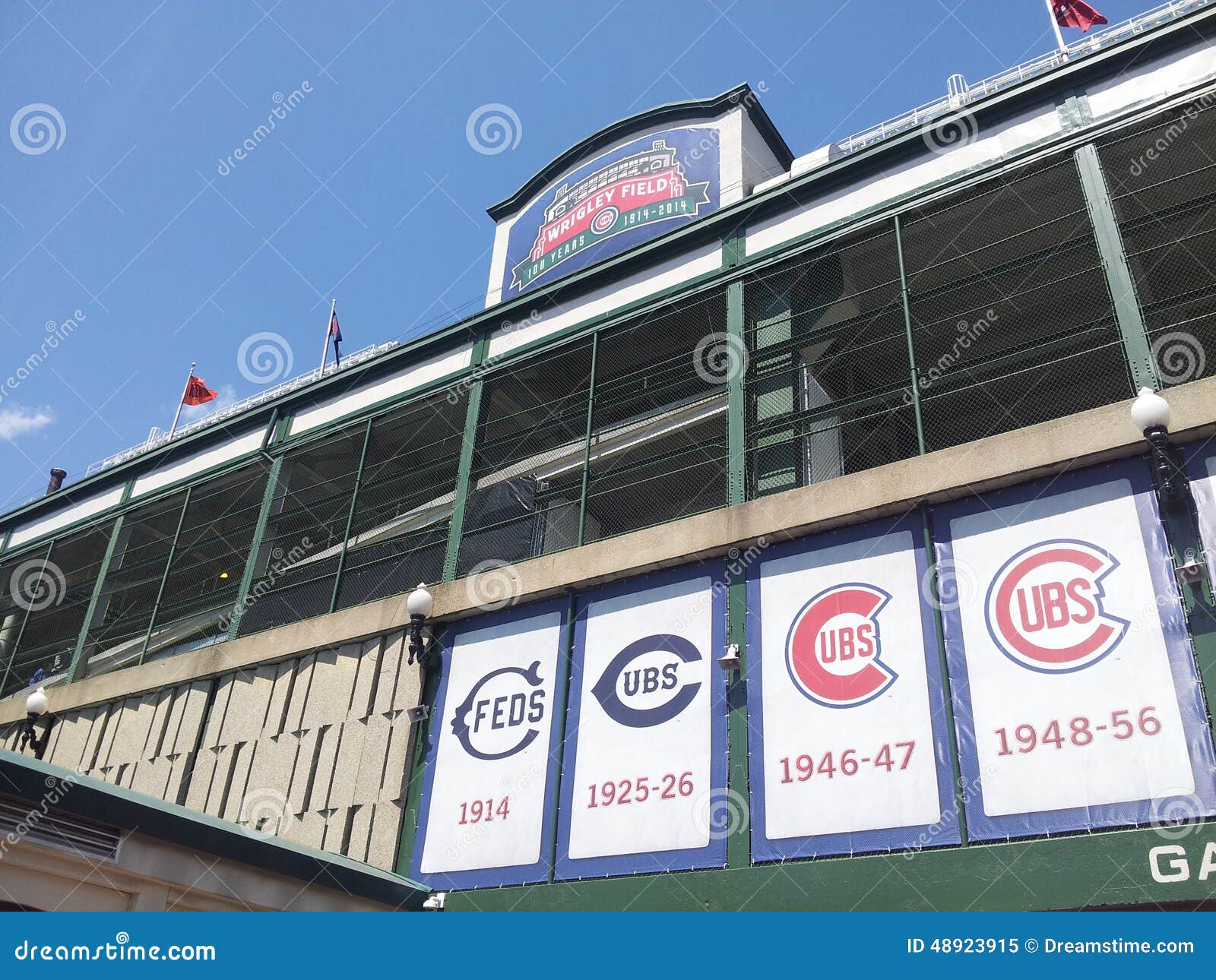 Cubs stadium editorial image. Image of stadium, entrance - 48923915