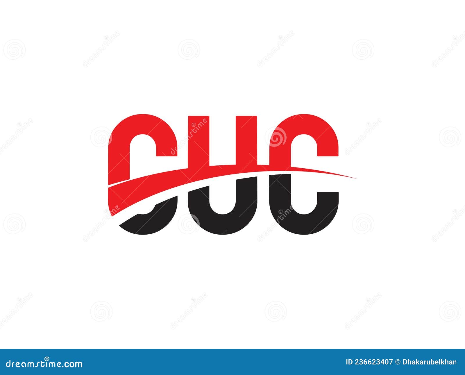 CUC Letter Initial Logo Design Vector Illustration Stock Vector ...
