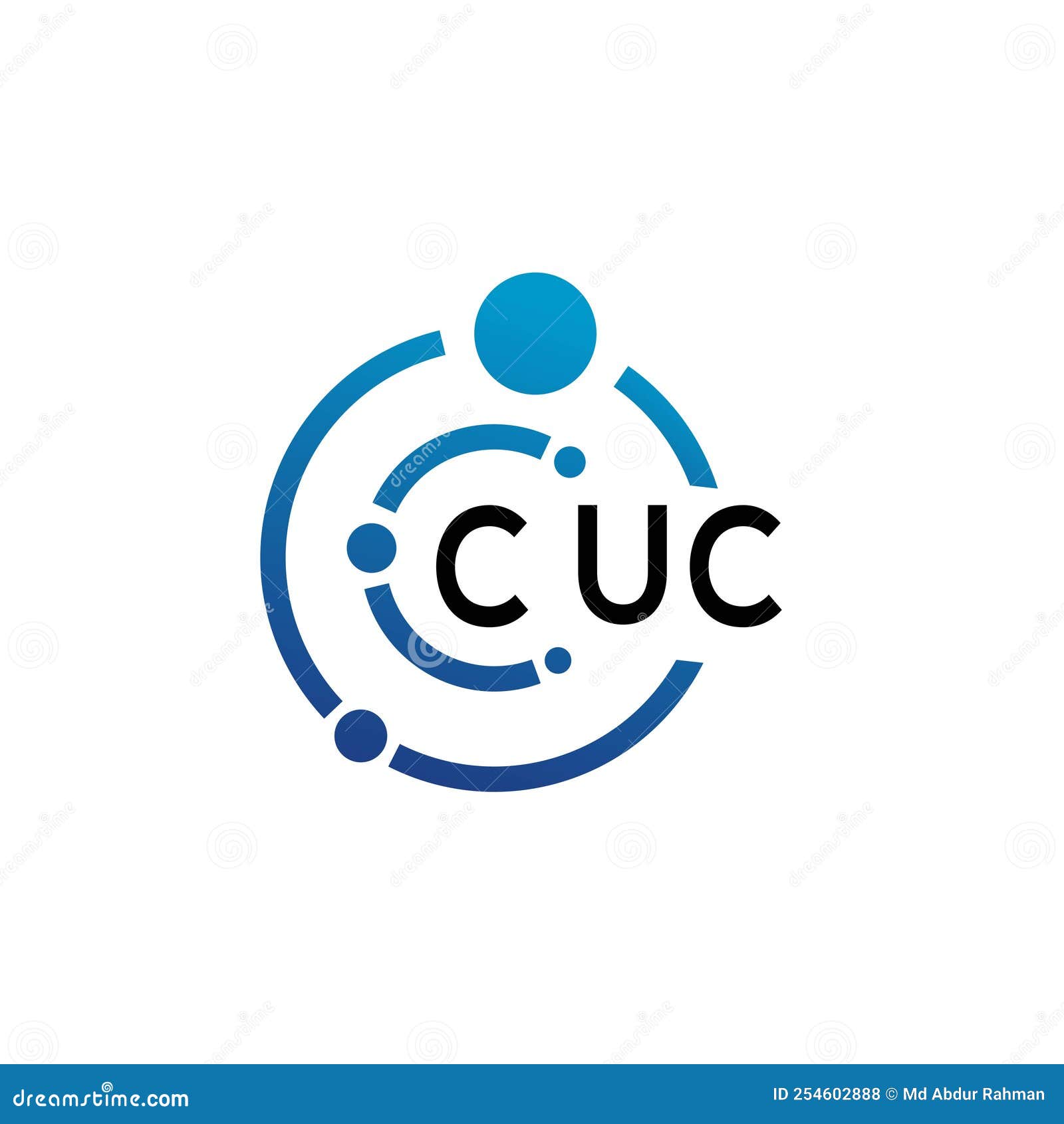 CUC Letter Logo Design on White Background. CUC Creative Initials ...