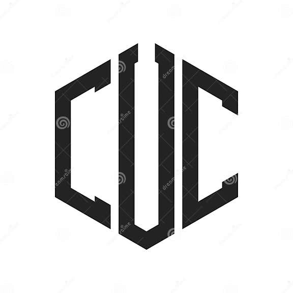 CUC Logo Design. Initial Letter CUC Monogram Logo Using Hexagon Shape ...