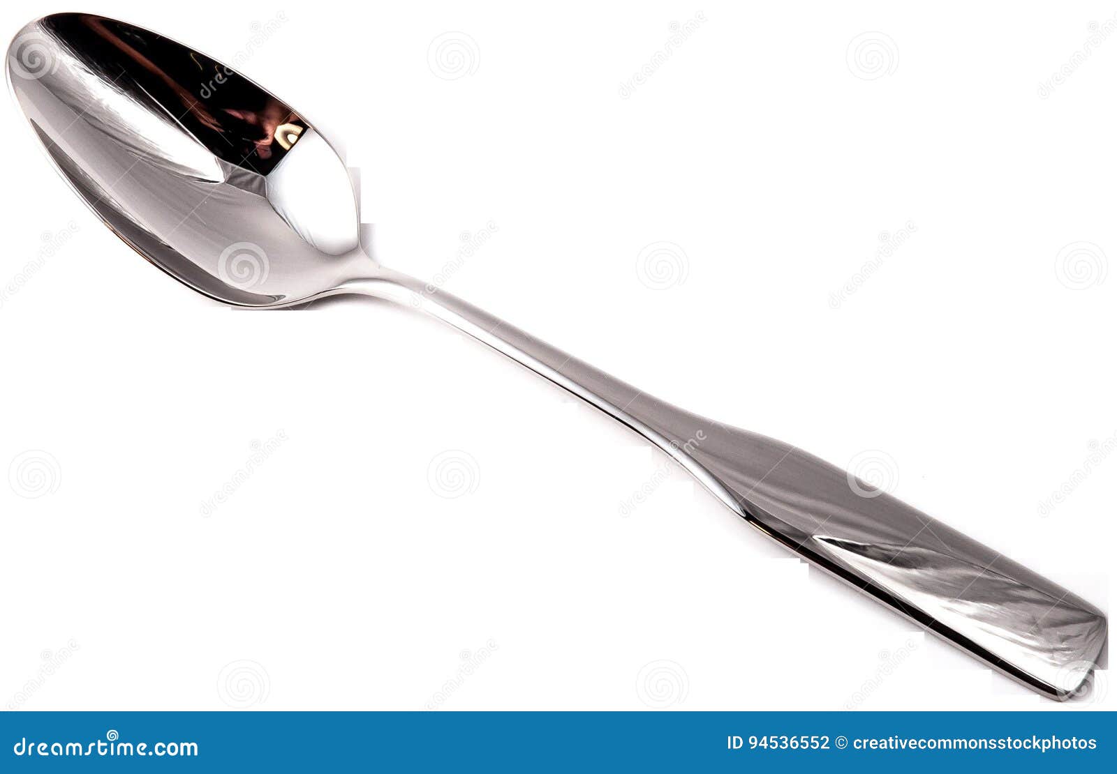 Cucchiaio Su Fondo Bianco Immagine. Immagine: 94536552