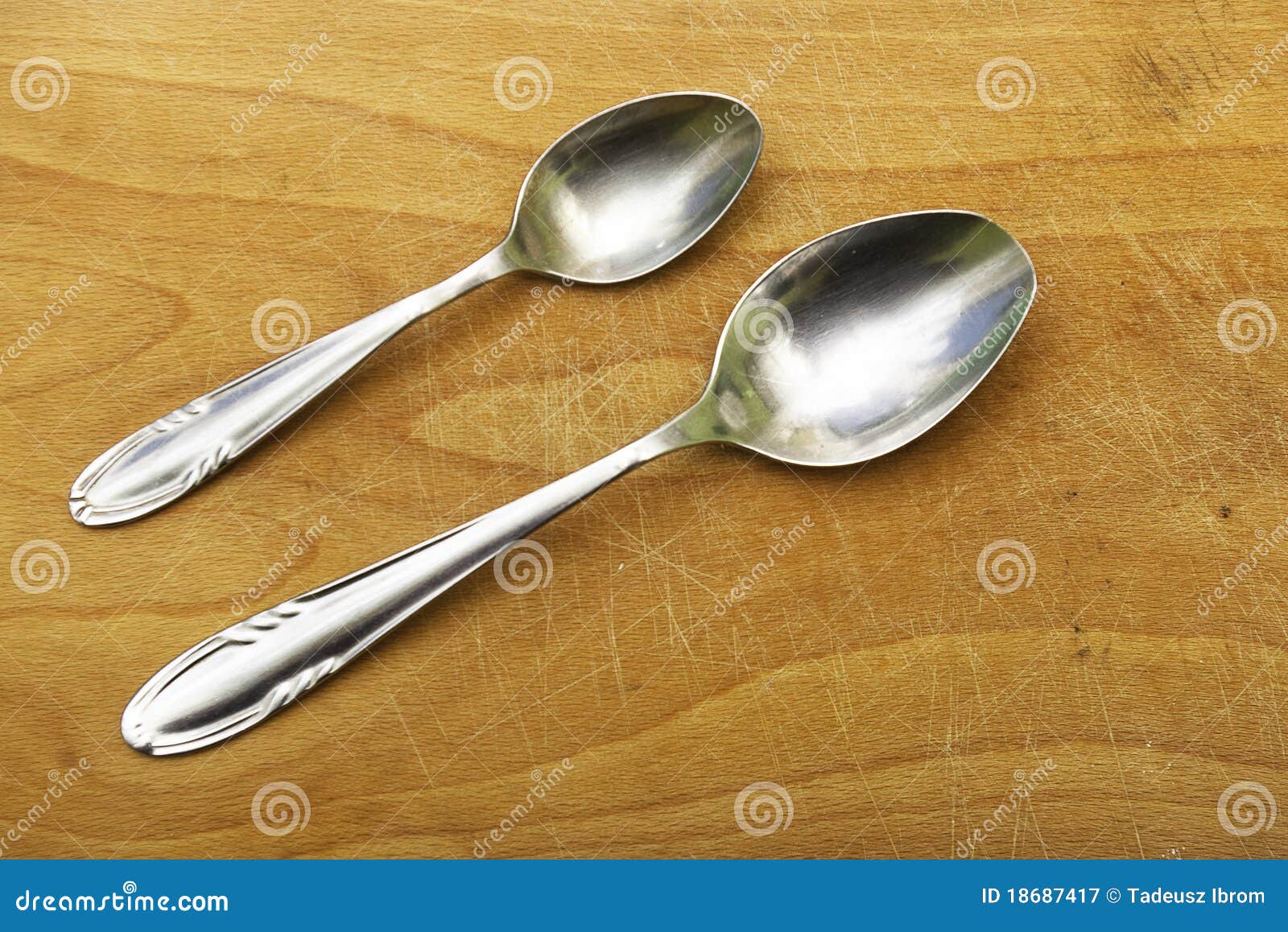 Cuchara imagen de archivo. Imagen de metal, equipo, gris - 18687417