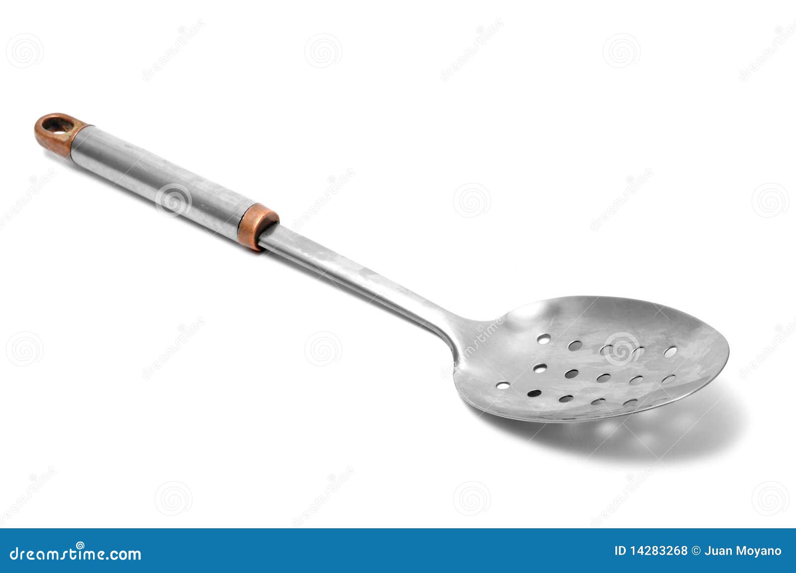 Cuchara ranurada foto de archivo. Imagen de horizontal - 14283268