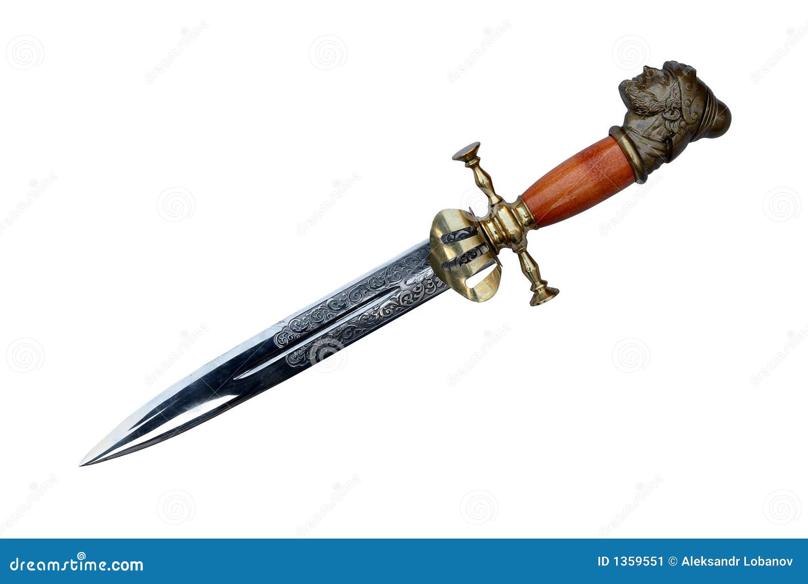 Cuchillo antiguo imagen de archivo. Imagen de ornamento - 1359551