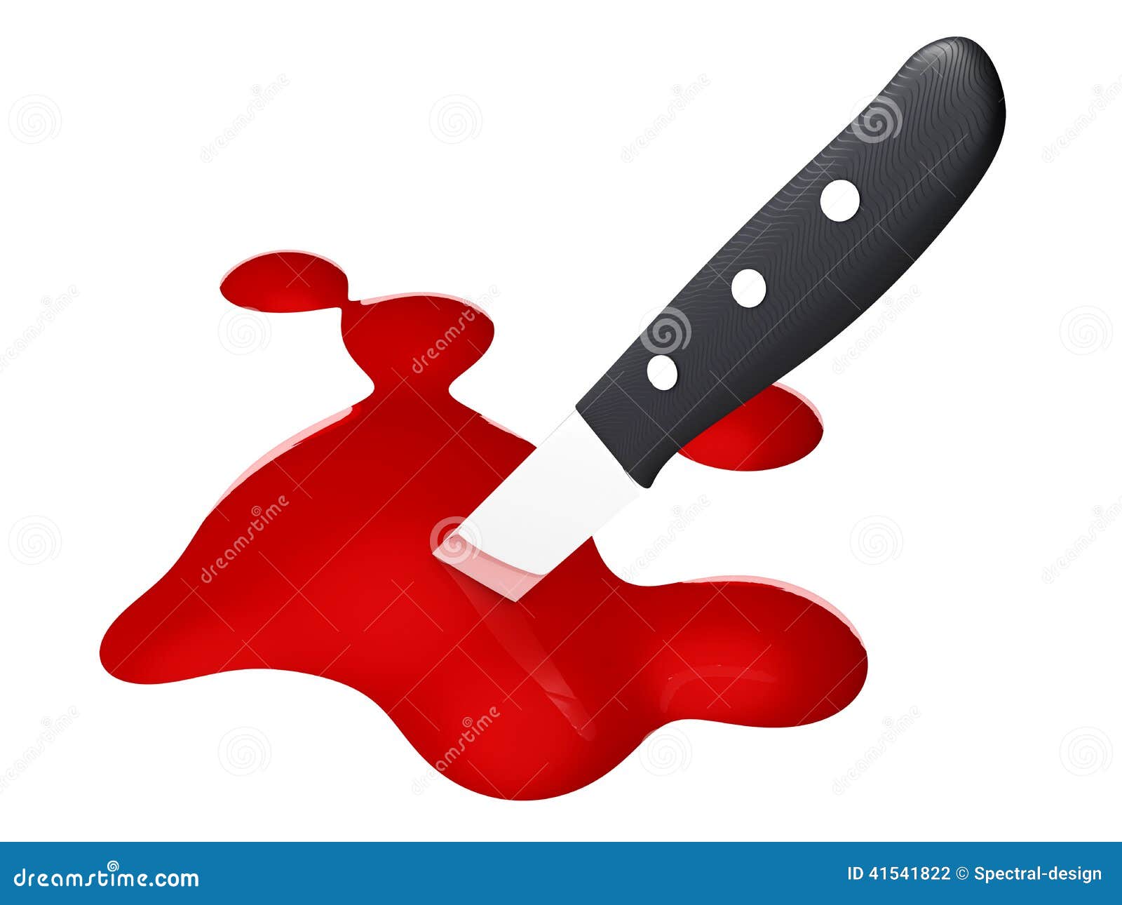 Cuchillo sangriento stock de ilustración. Ilustración de sangriento ...