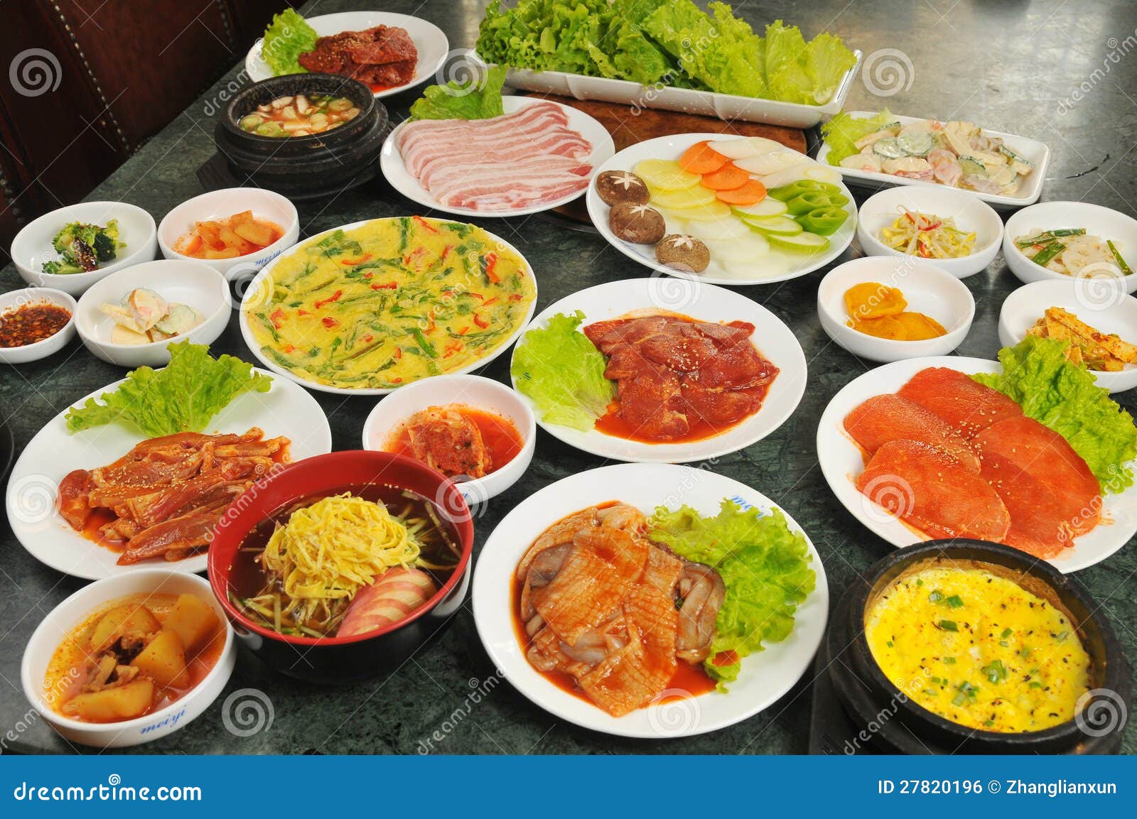 Cucina coreana fotografia stock. Immagine di colorazione - 27820196