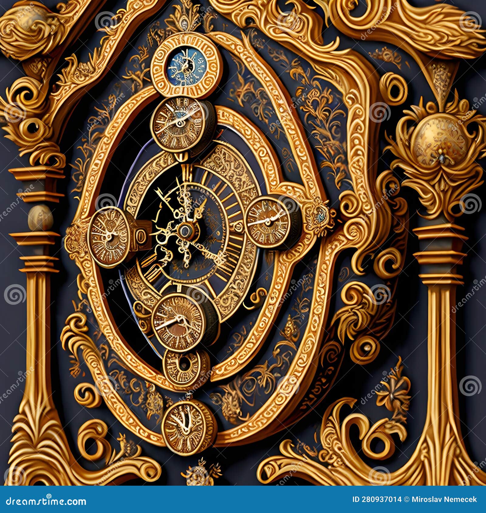 Cuckoo Clock, Generative AI Illustration Stock Illustration ...