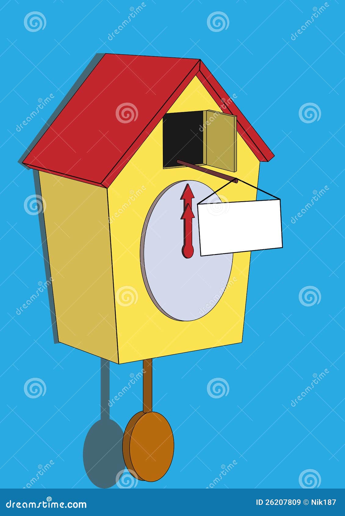 Cuckoo Clock Cartoon Vector | CartoonDealer.com #19934745