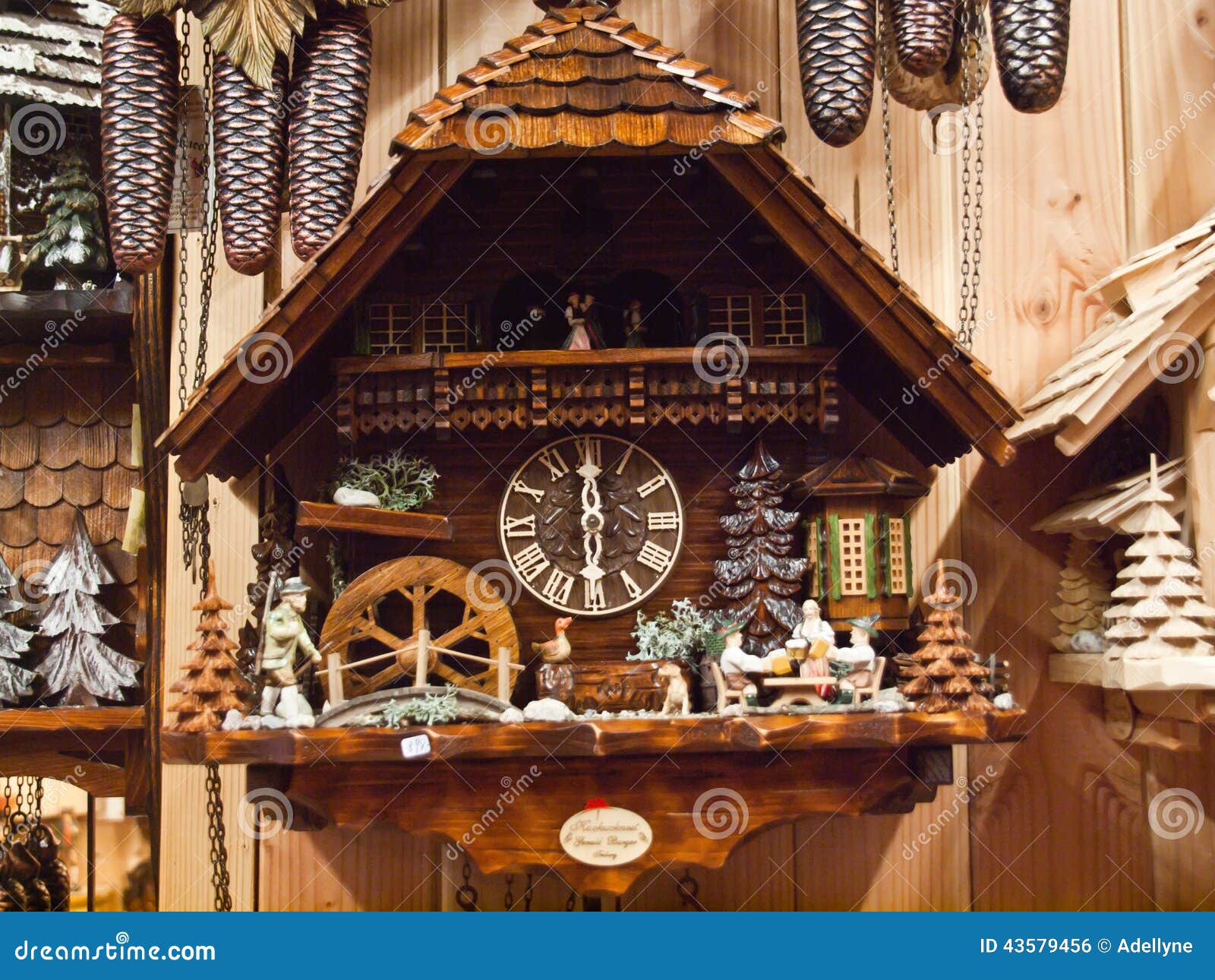 Cuckoo Clock stock photo. Image of region, travel, handicraft - 43579456