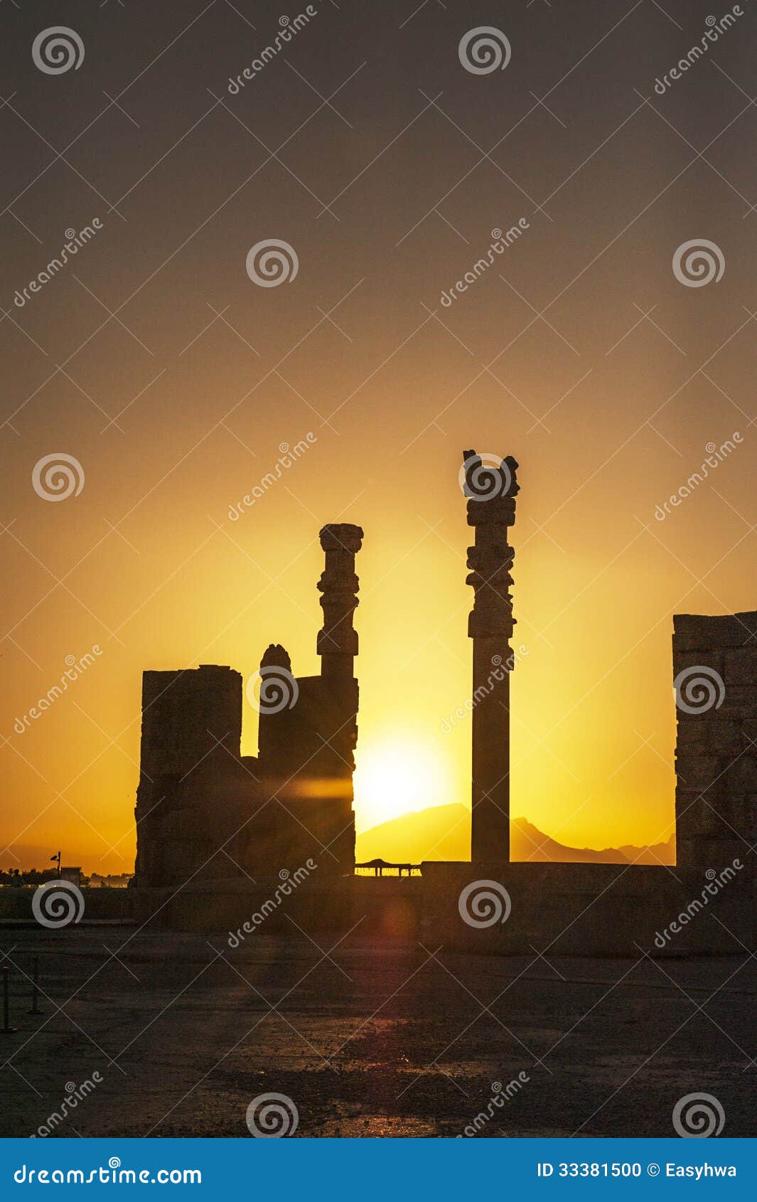 Cucoloris De Las Ruinas De Persepolis, Shiraz Iran Foto de archivo ...