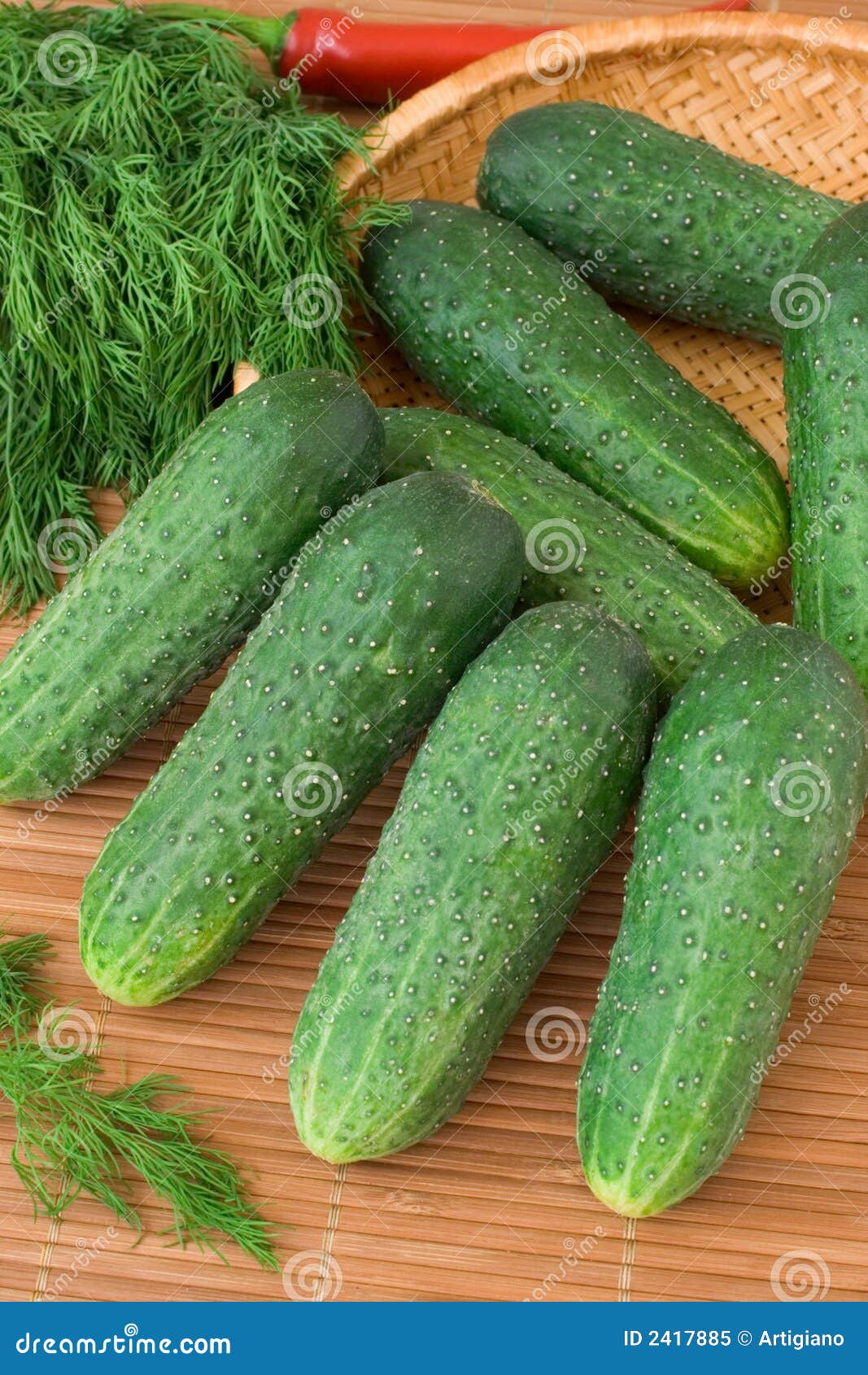Cucumber stock image. Image of ingredient, cooking, eatable - 2417885
