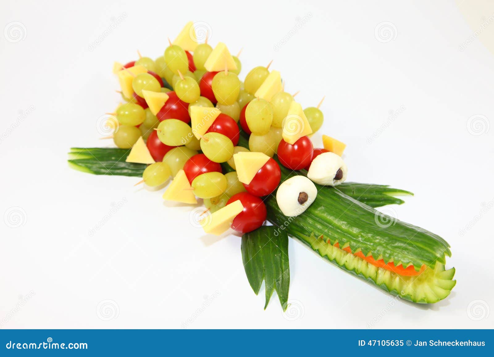 Cucumber crocodile stock image. Image of healthy, cucumber - 47105635