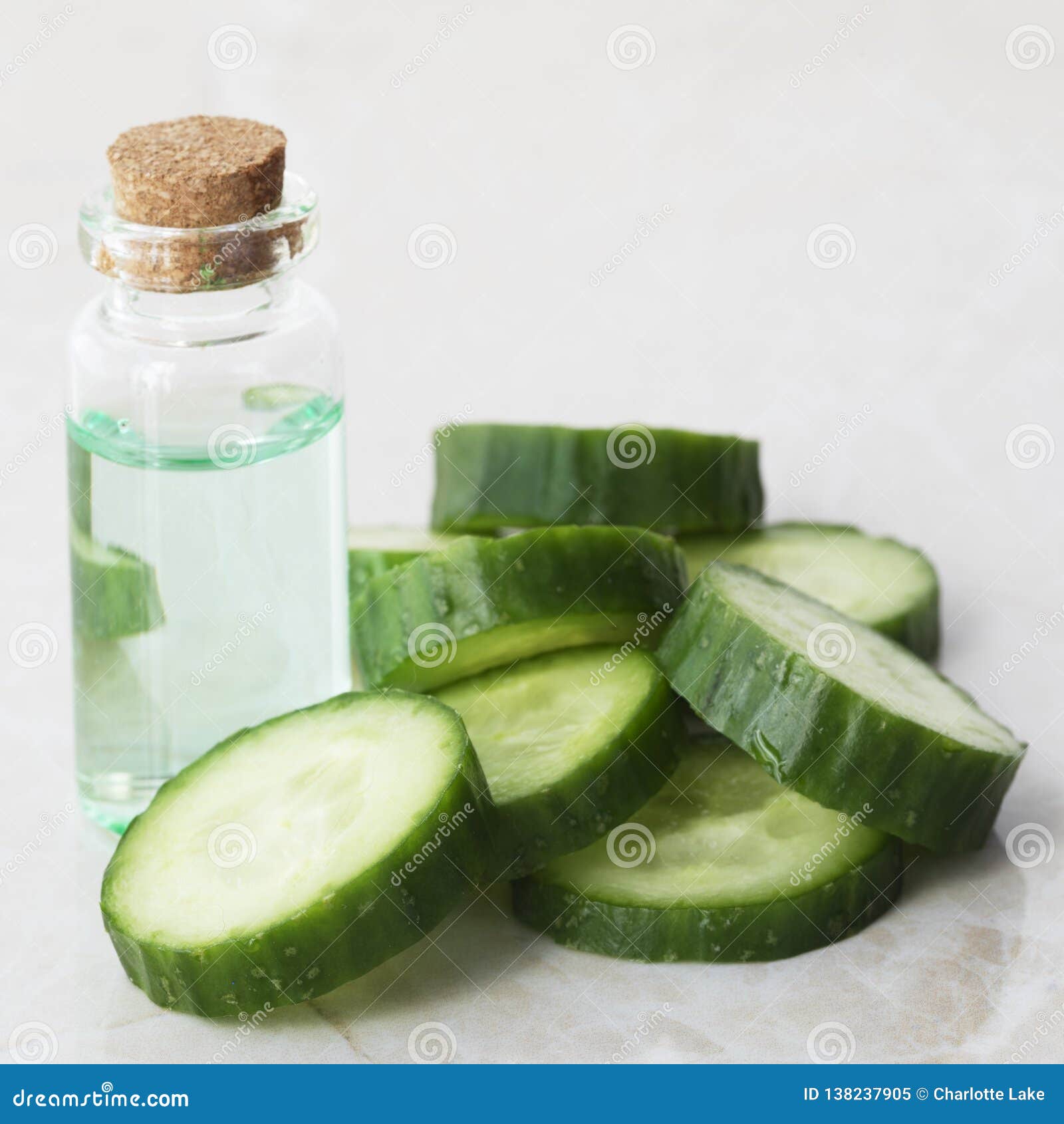 Cucumber Extract stock image. Image of care, alternative - 138237905
